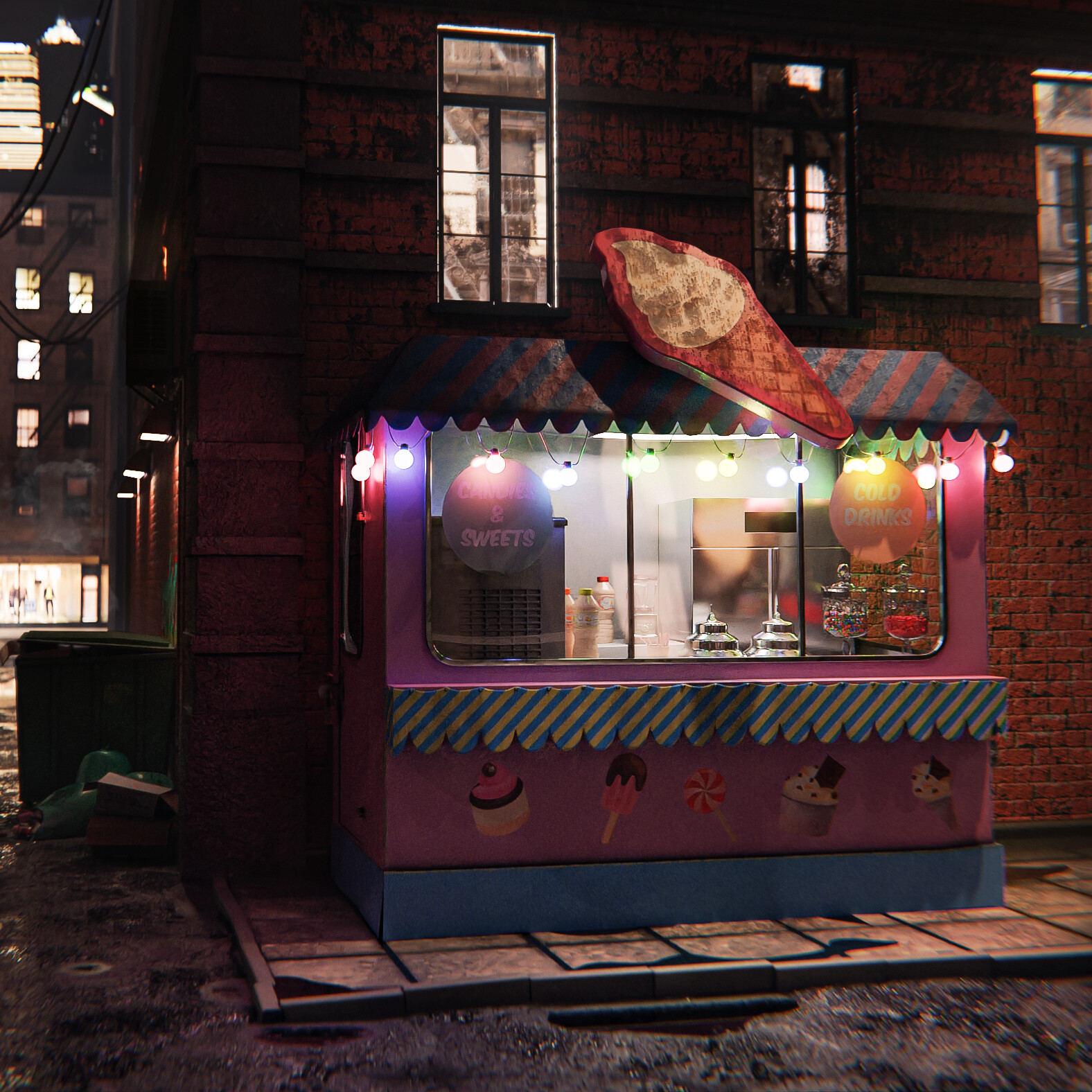 ArtStation - Ice cream shop