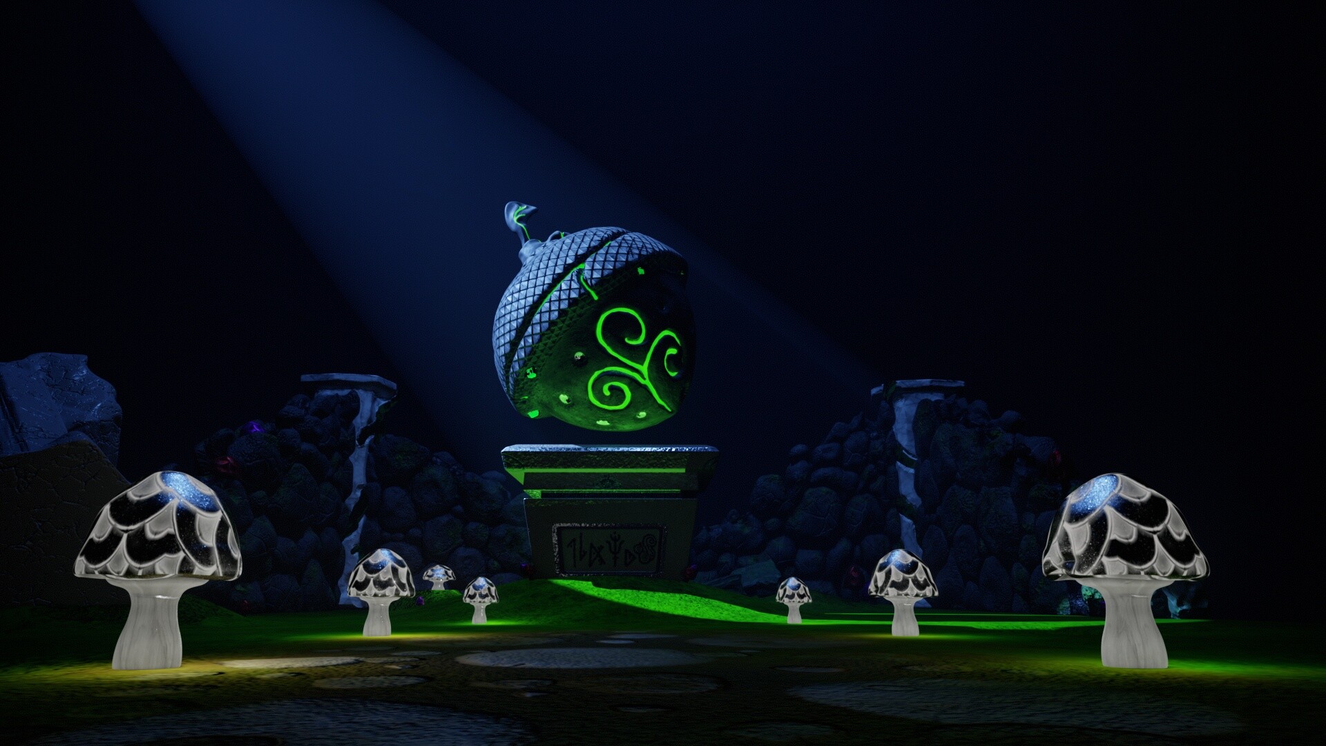 ArtStation - The Squirrel and the Great Acorn Prophecy