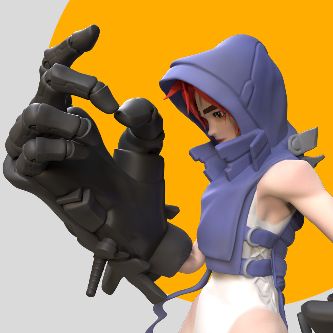 ArtStation - A fragile woman with big hands