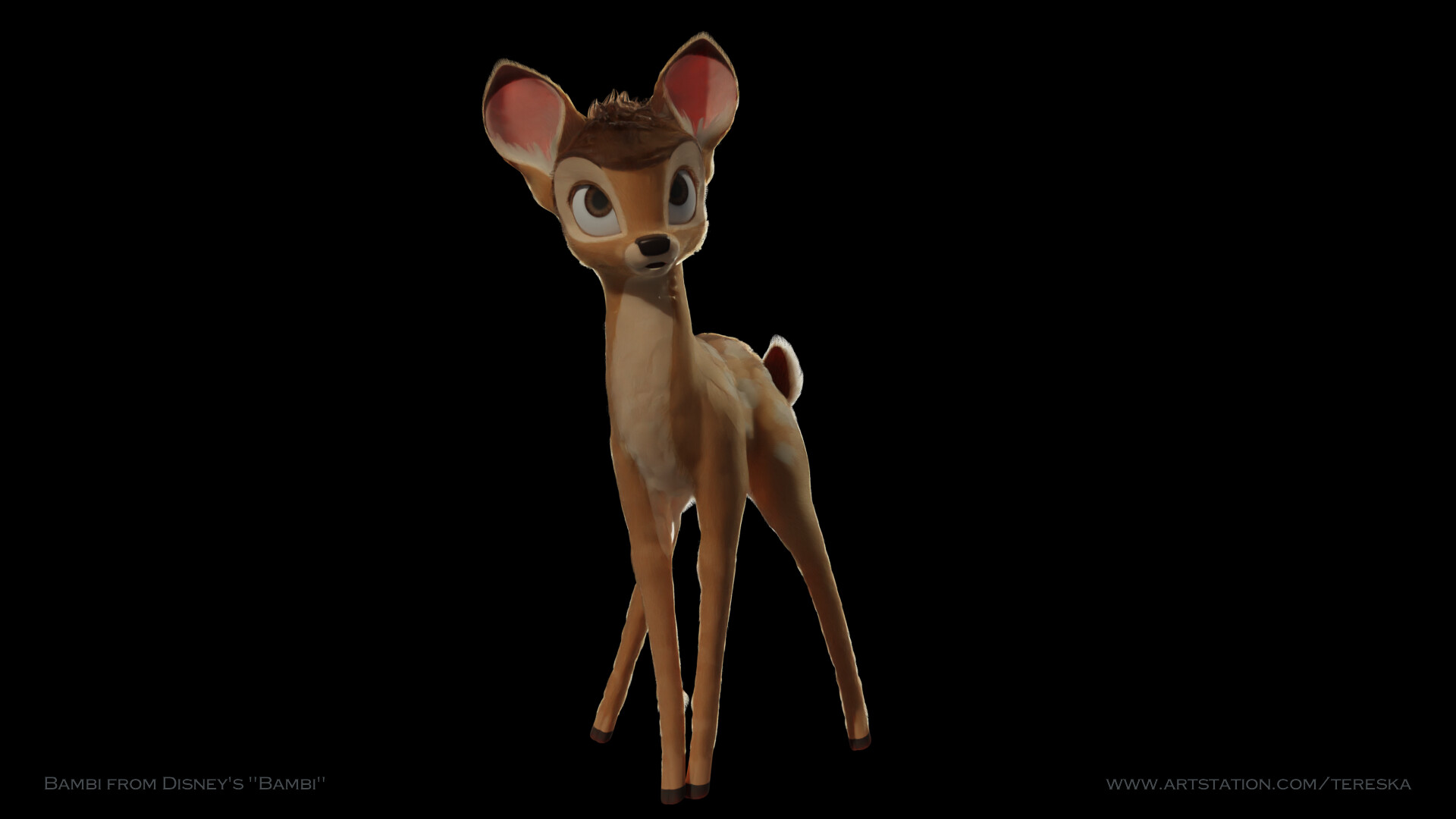 ArtStation - Bambi from Disney's "Bambi"