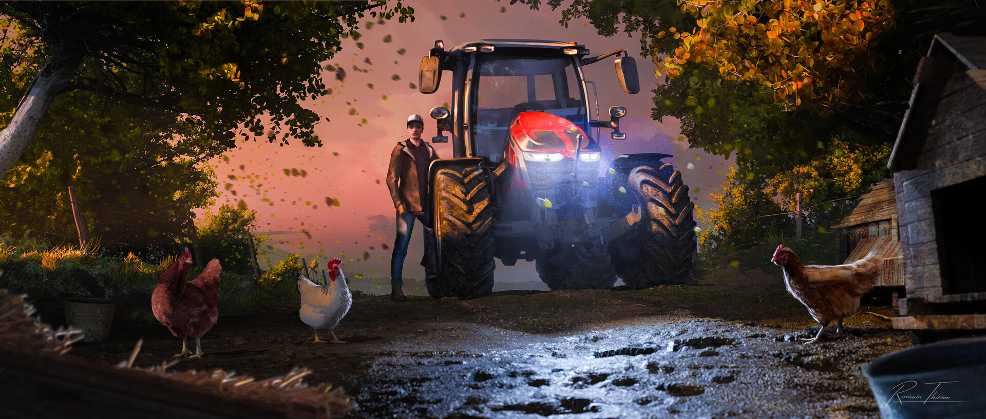 ArtStation - FARMING SIMULATOR - Tractor Concept Art