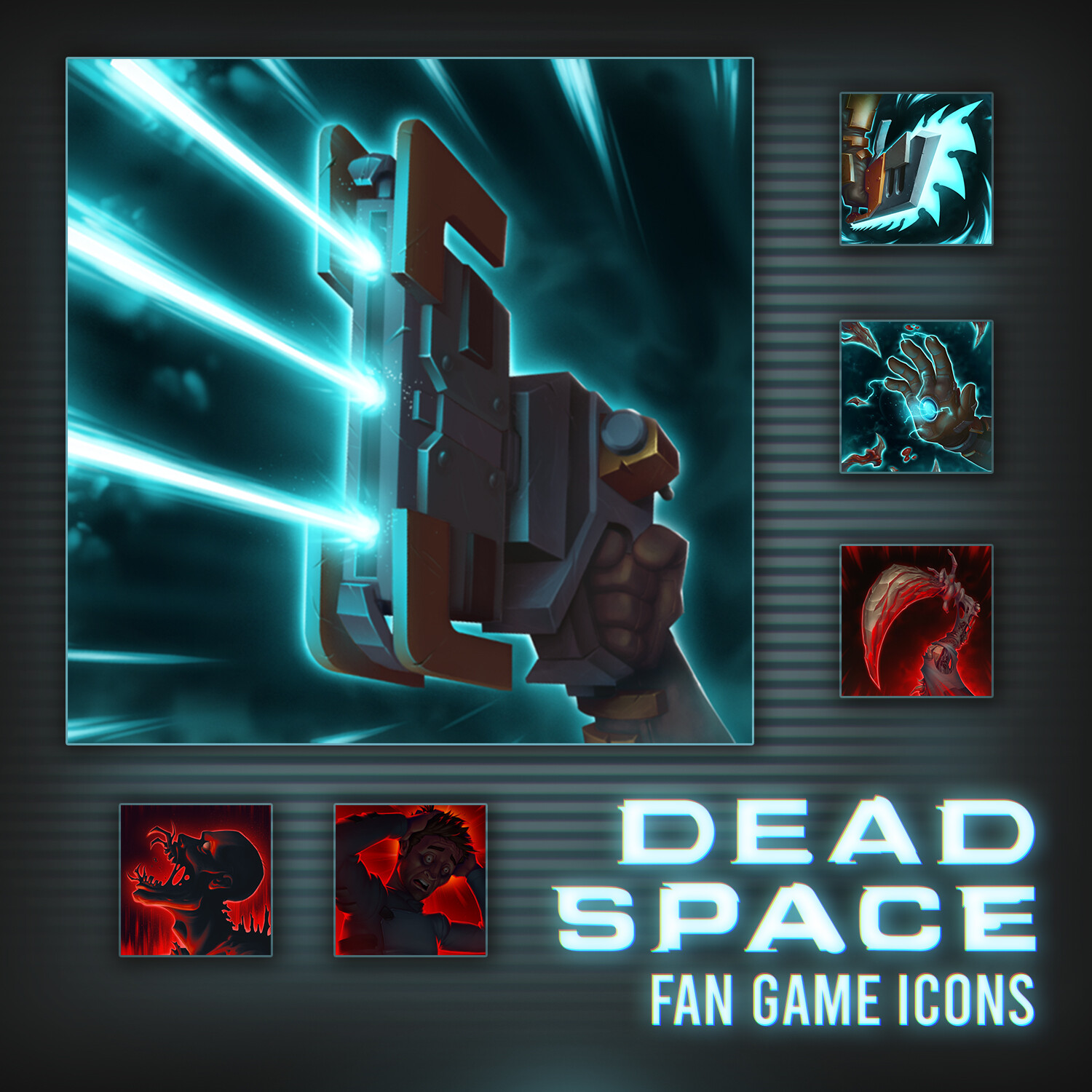 ArtStation - Dead space game icons (Fan art)
