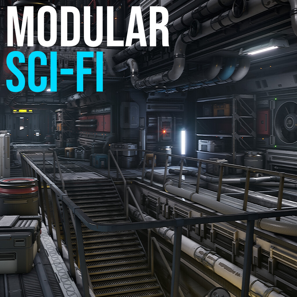 ArtStation - Modular Sci-Fi Environment
