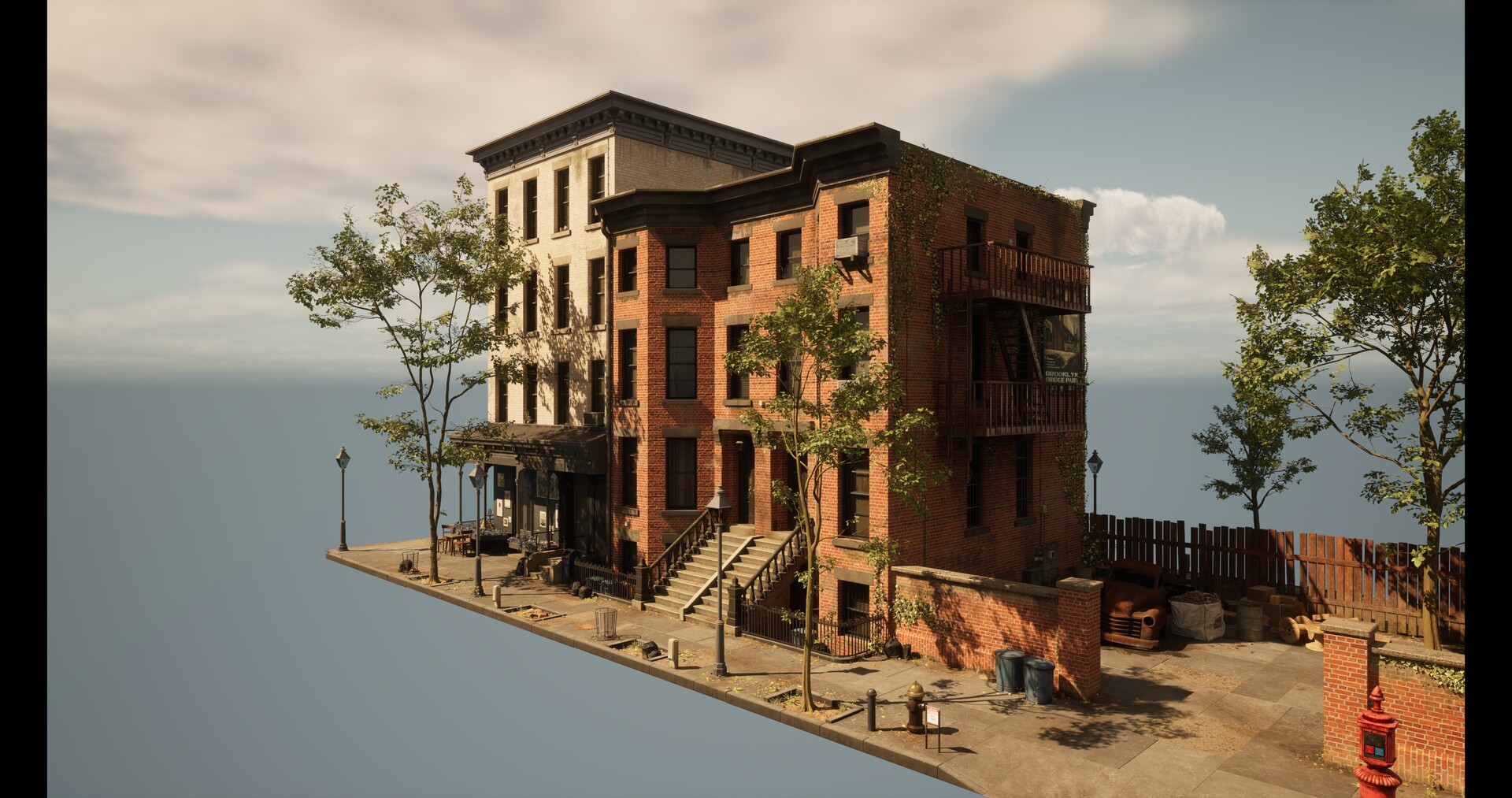 ArtStation - New York - Brooklyn: Modular architecture - Rendered in UE5