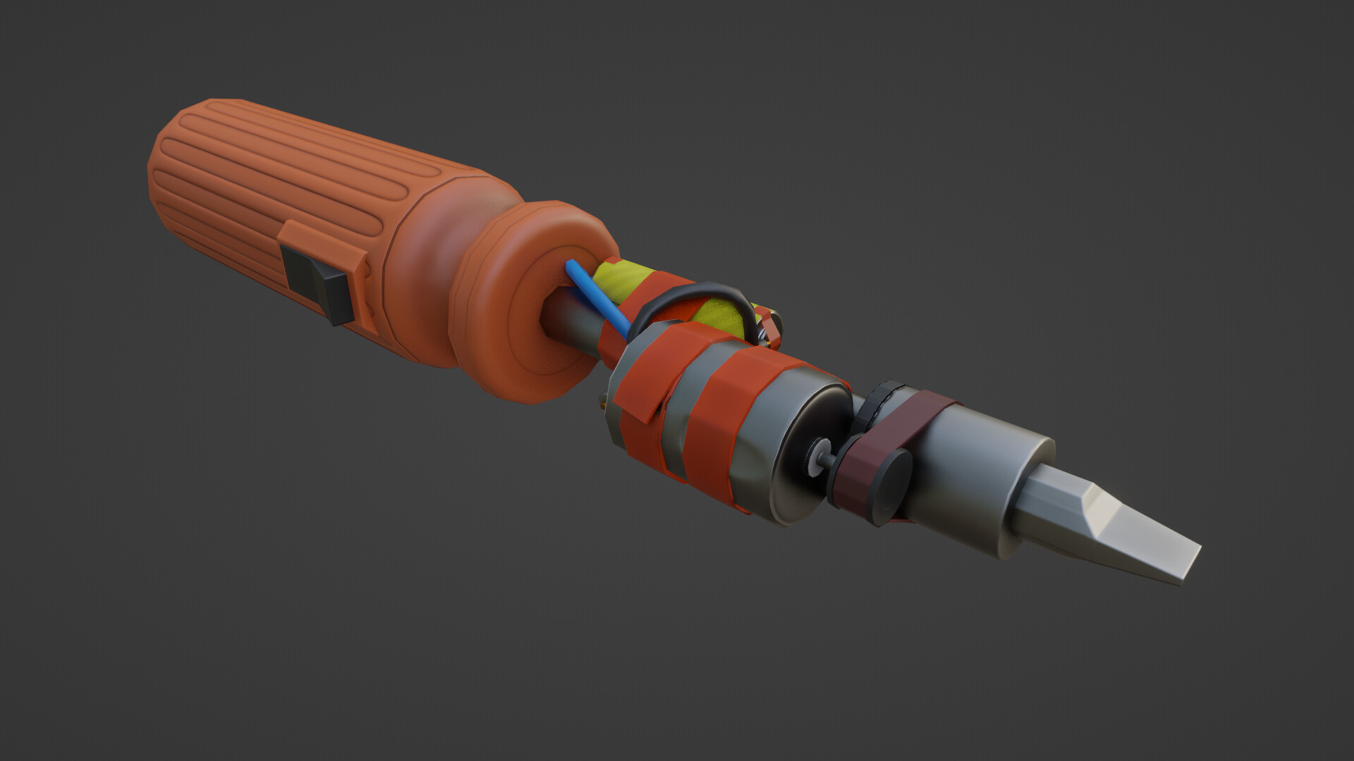 ArtStation - Improvised Electric Screwdriver