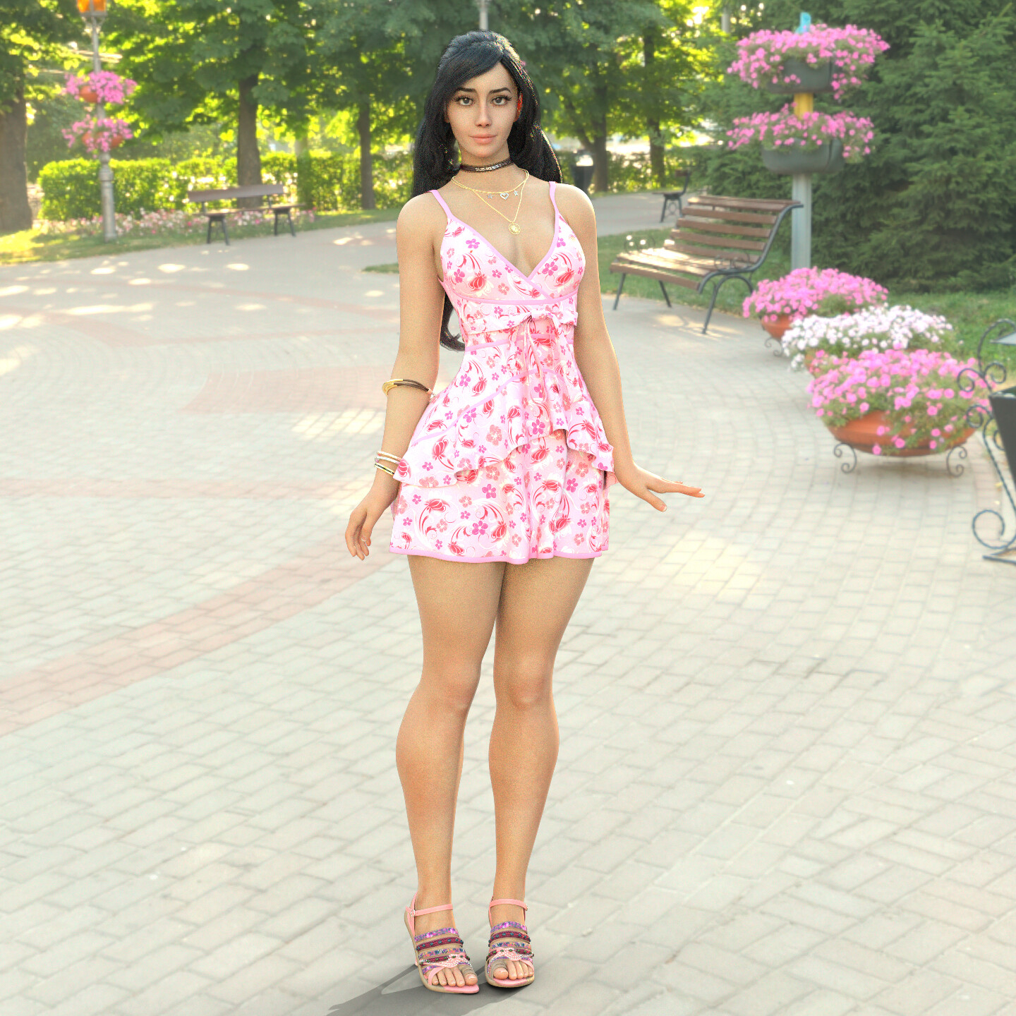 ArtStation - Danielle... in a Dress?