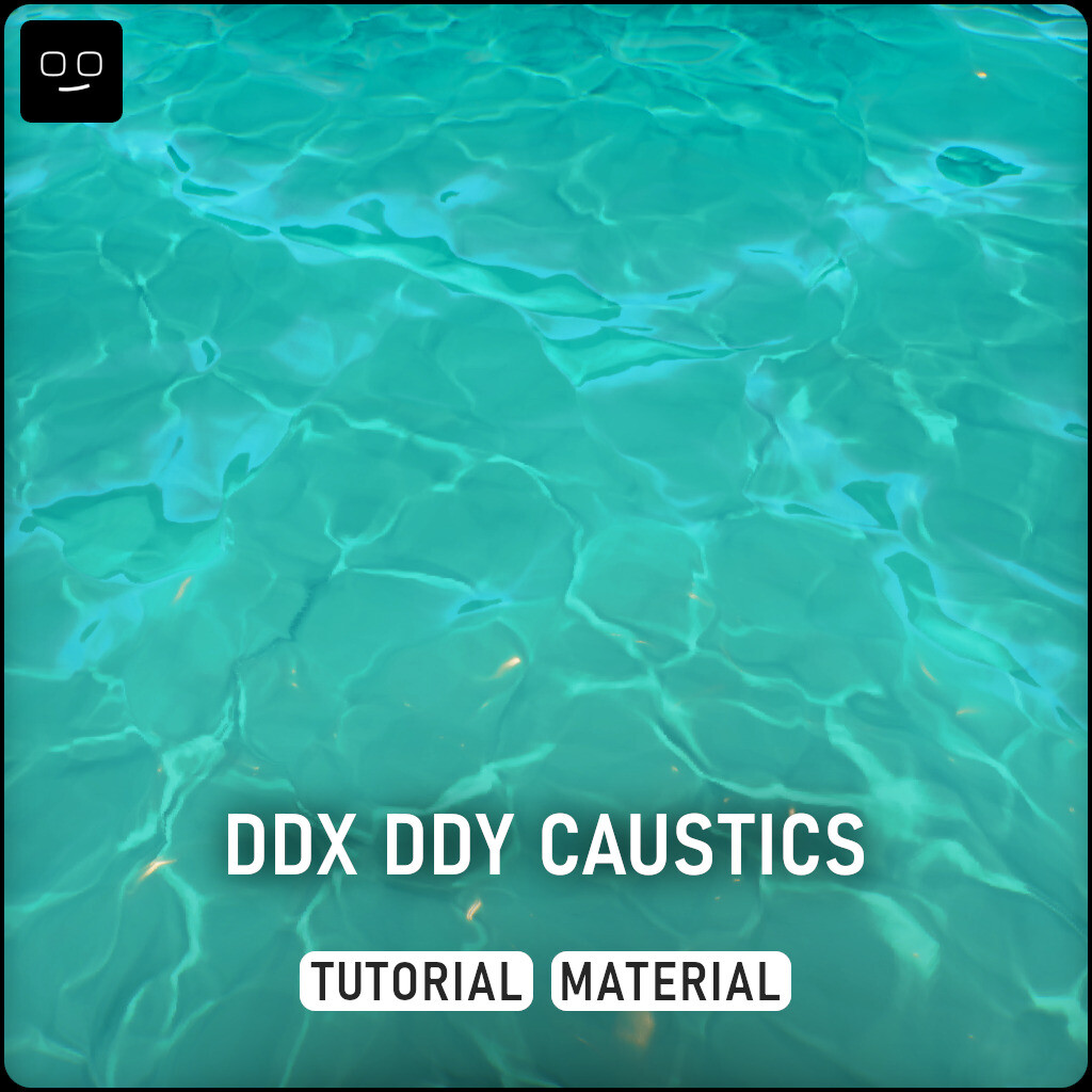 ArtStation - Unreal Engine Material - Derivatives Based Water Caustics