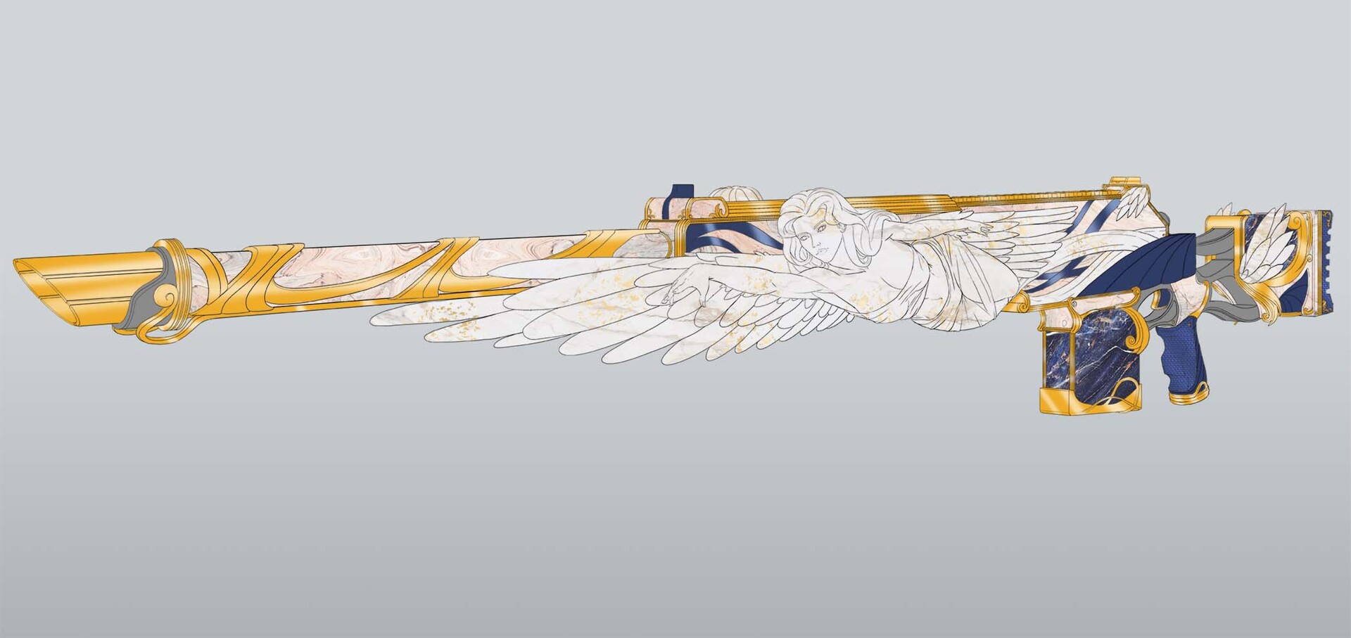 ArtStation - CheyTac M300 Intervention Gun Skin Concept - VENUS