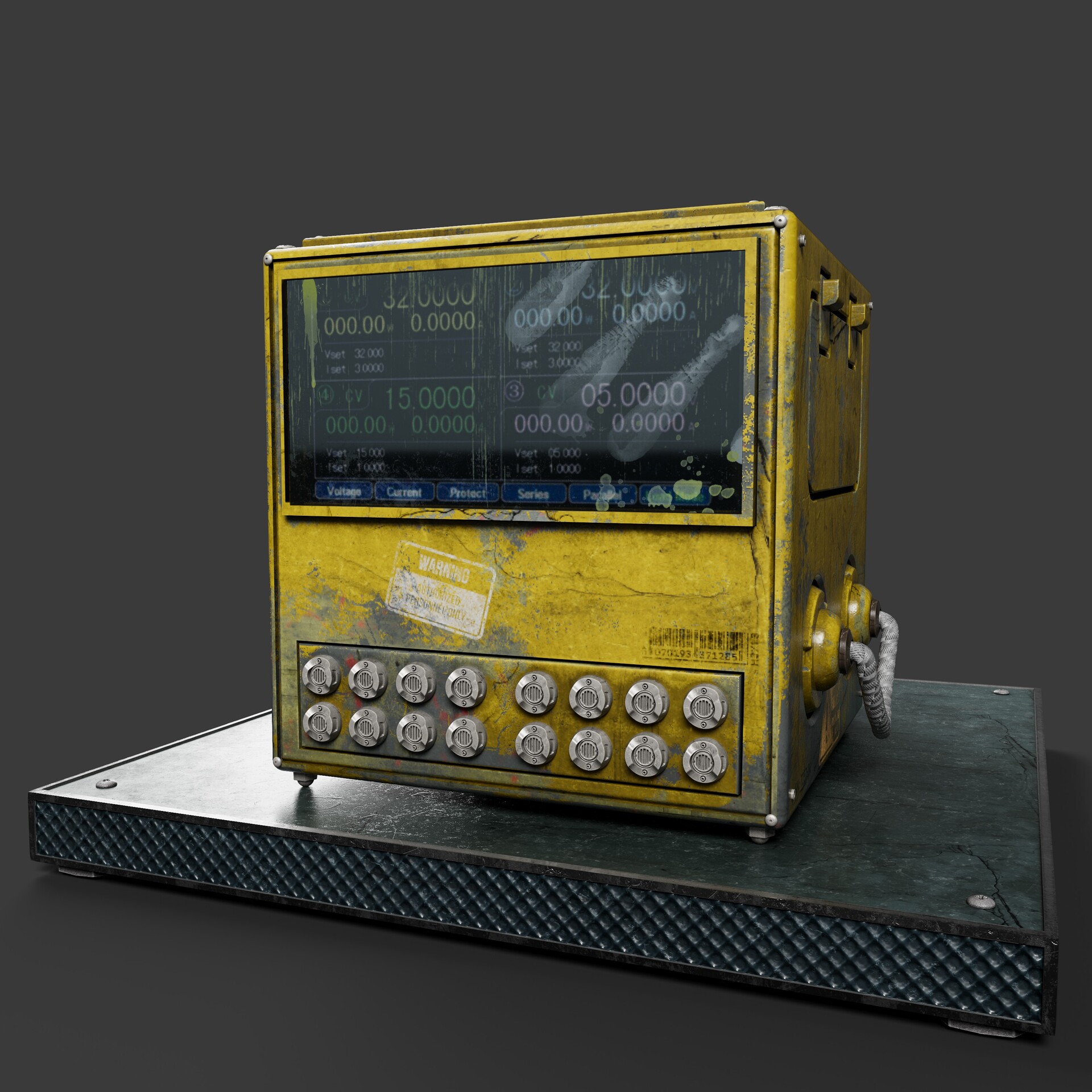 ArtStation - battery box - 6 hour fast modeling test with WZX Plug-ins ...