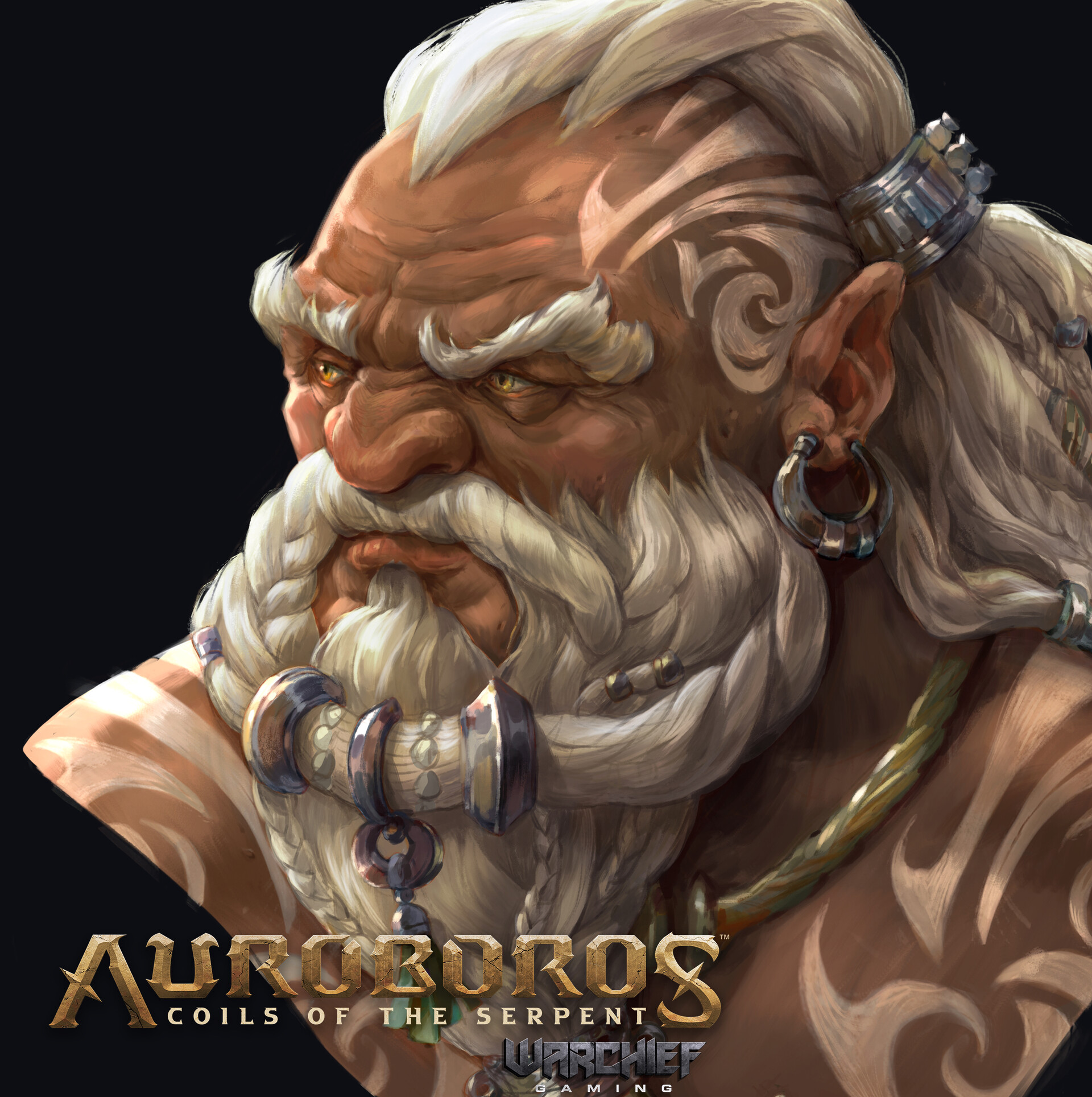 ArtStation - Desert Dwarf- Warchief Gaming's project-Auroboros: Coils ...