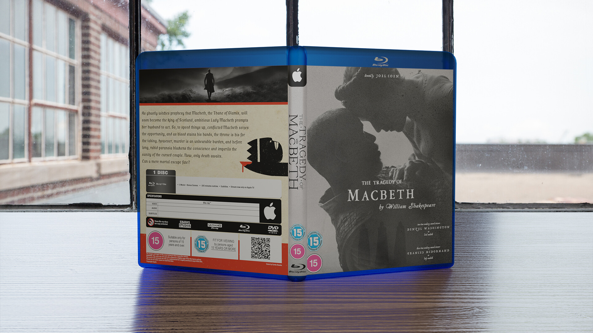 ArtStation - The Tragedy of Macbeth (2021) Custom Blu-ray Cover