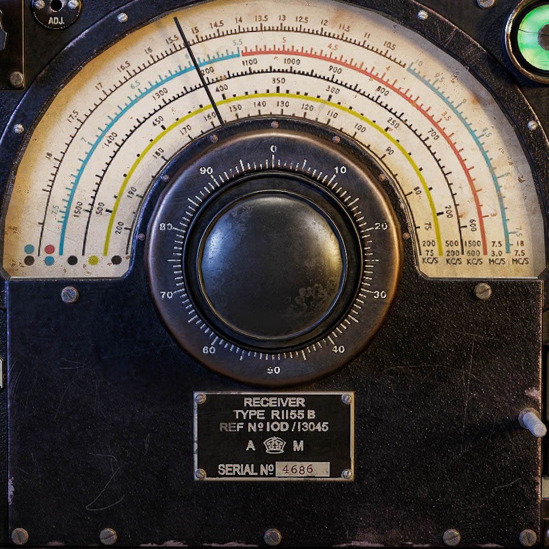ArtStation - Military radio R-1155 WWII