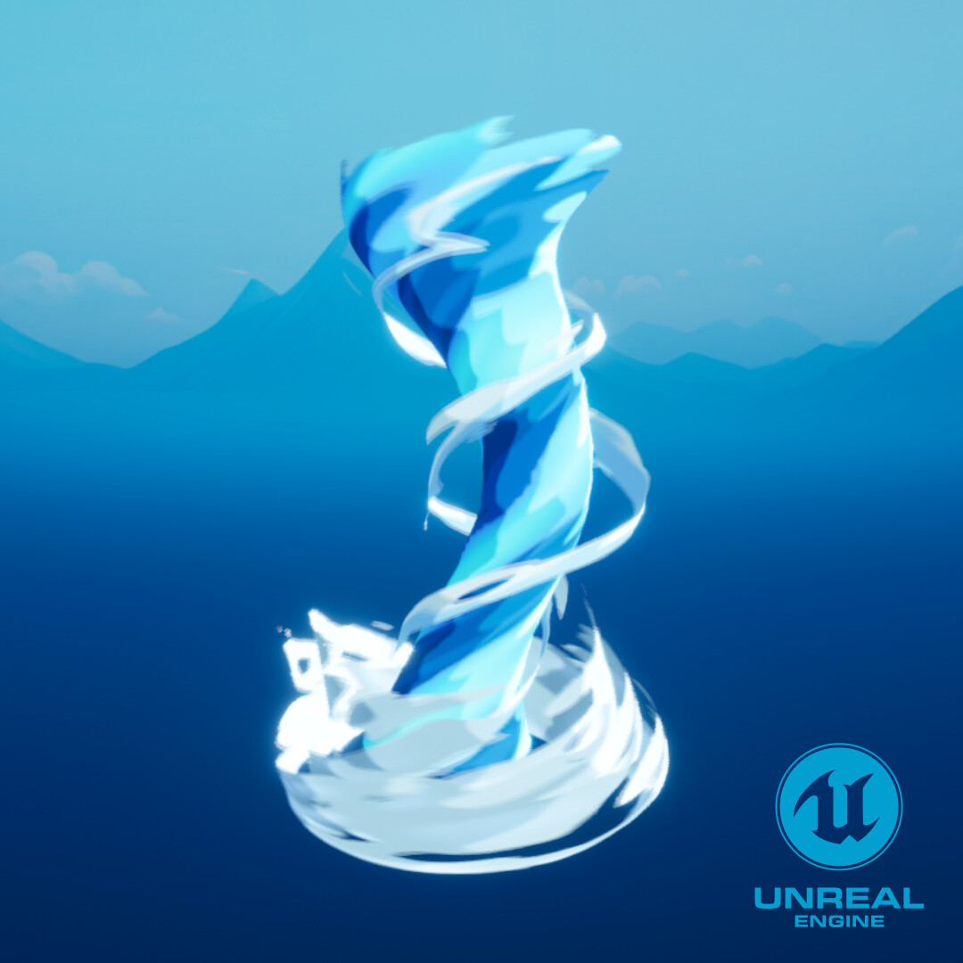 ArtStation - Anime Style Water Tornado
