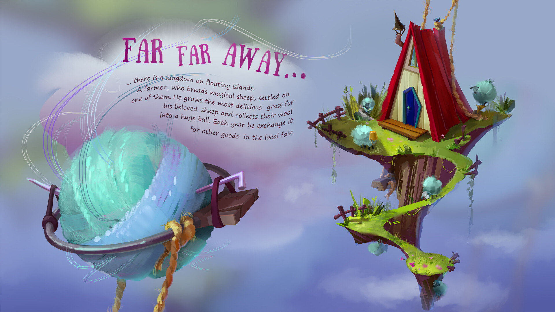 ArtStation - Magic sheep farm