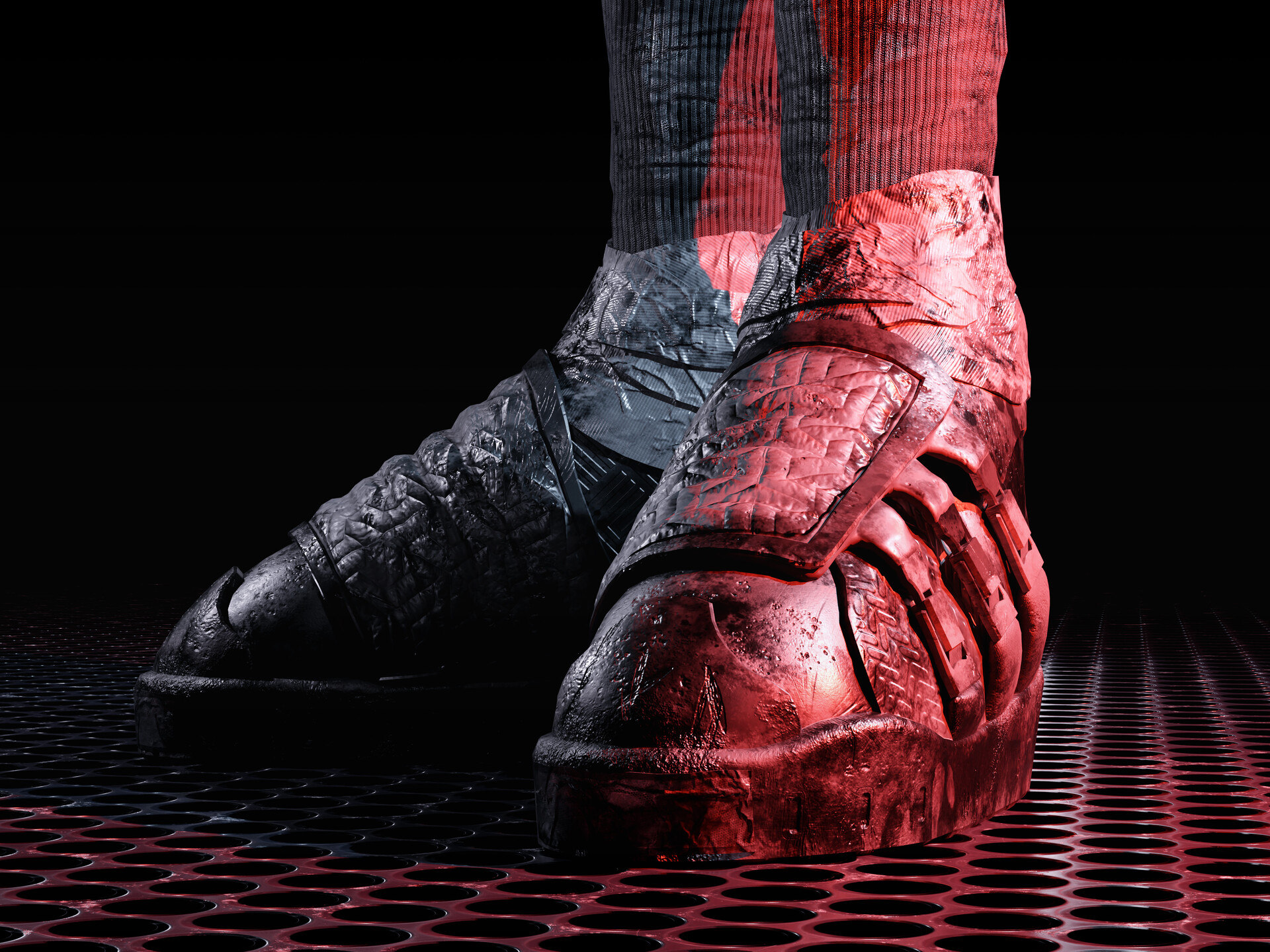 ArtStation - Sci-Fi Industrial Boot | Game Ready