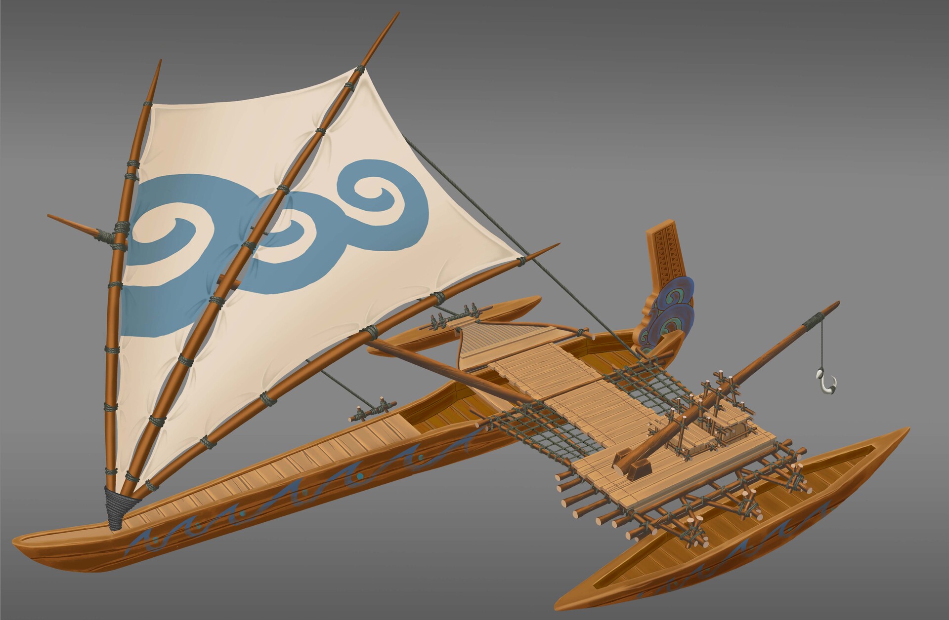 ArtStation - Tribe Fishing Boat