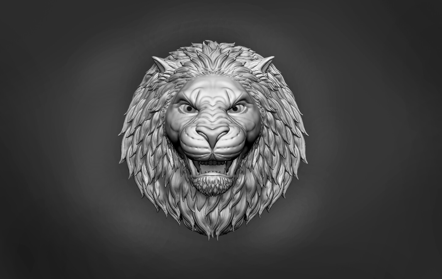 ArtStation - Lion face
