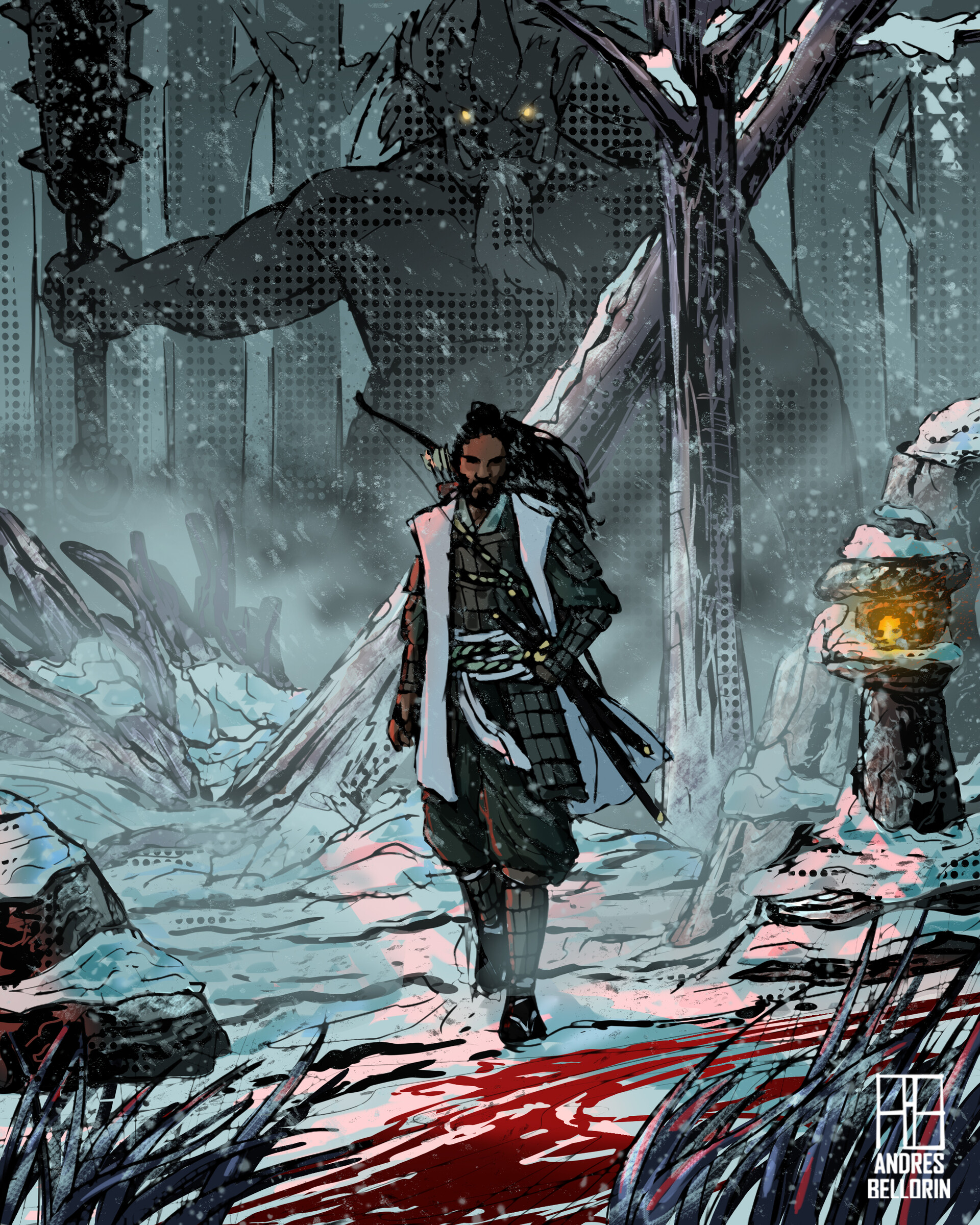 ArtStation - Yasuke Illustration