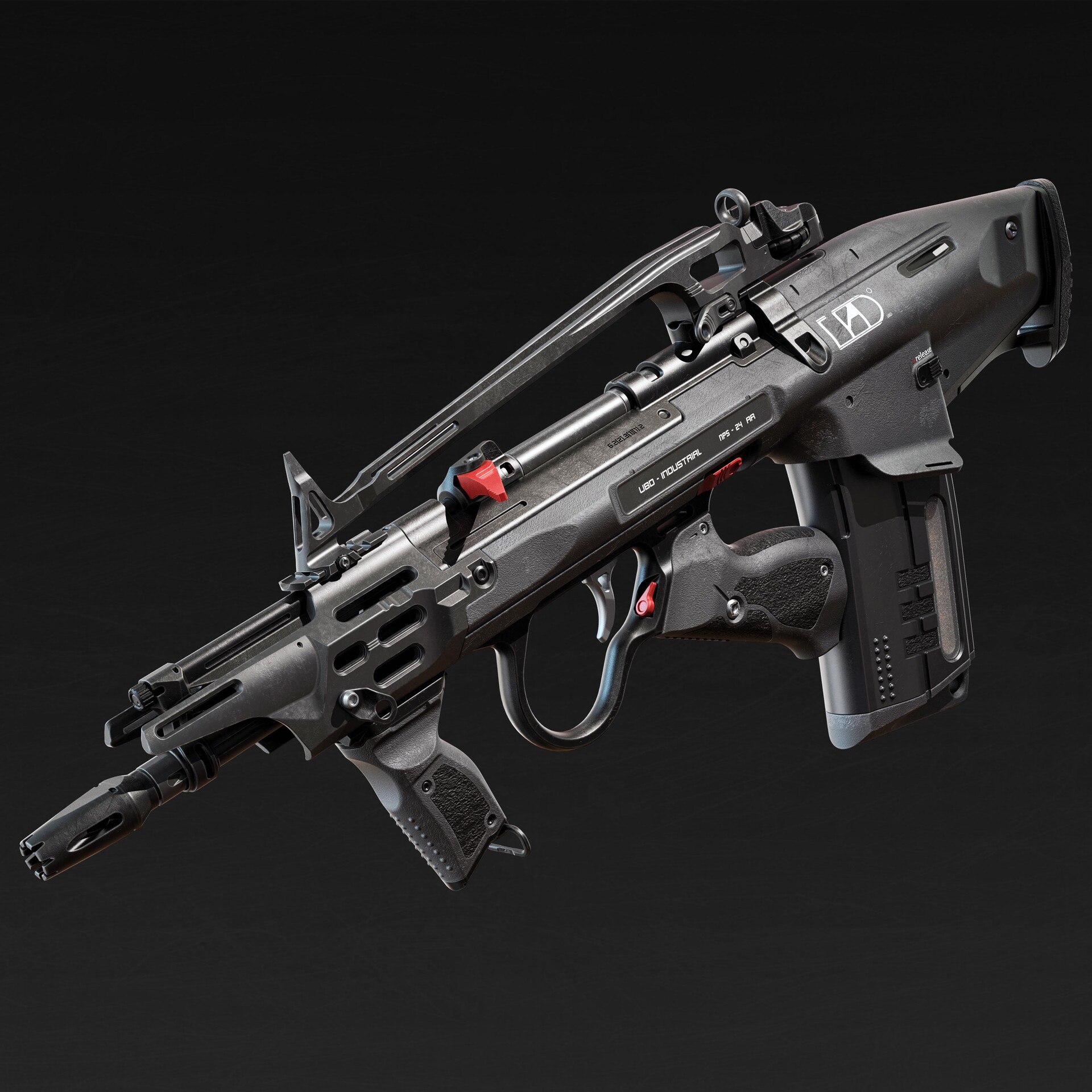 ArtStation - NPS - 24 Short Assault Rifle
