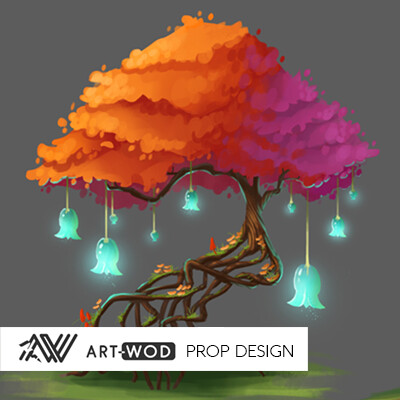 ArtStation - Swamp Strider environment prop design