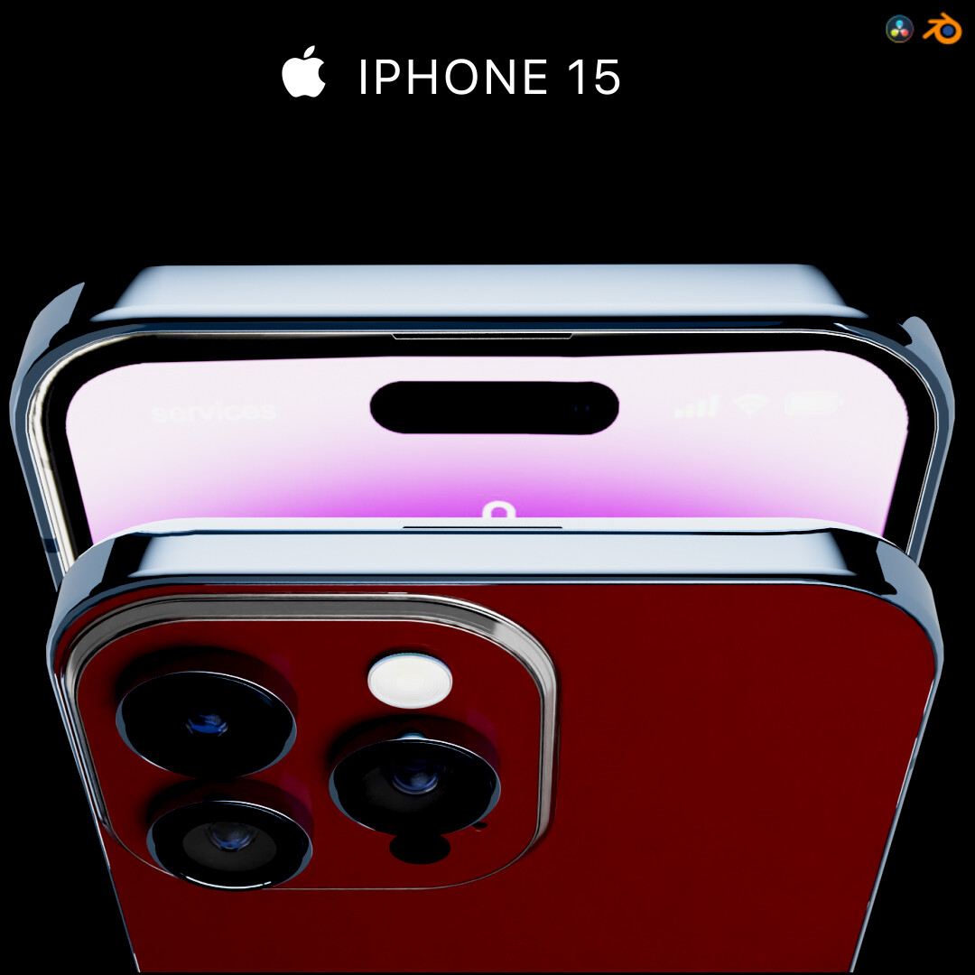 RIOTECH Animations - IPHONE 15 Pro Max Intro | Created in Blender