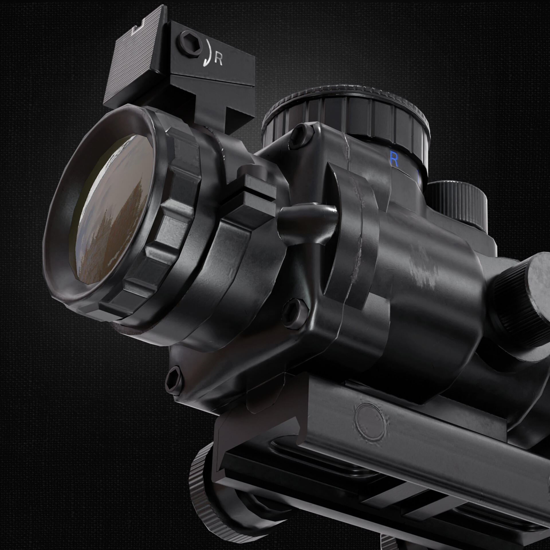 ArtStation - SCOPE 4x32 Tri-Lume