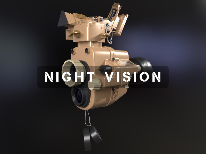 ArtStation - NIGHT VISION GOGGLE (ENVG) AN/PSQ-20B