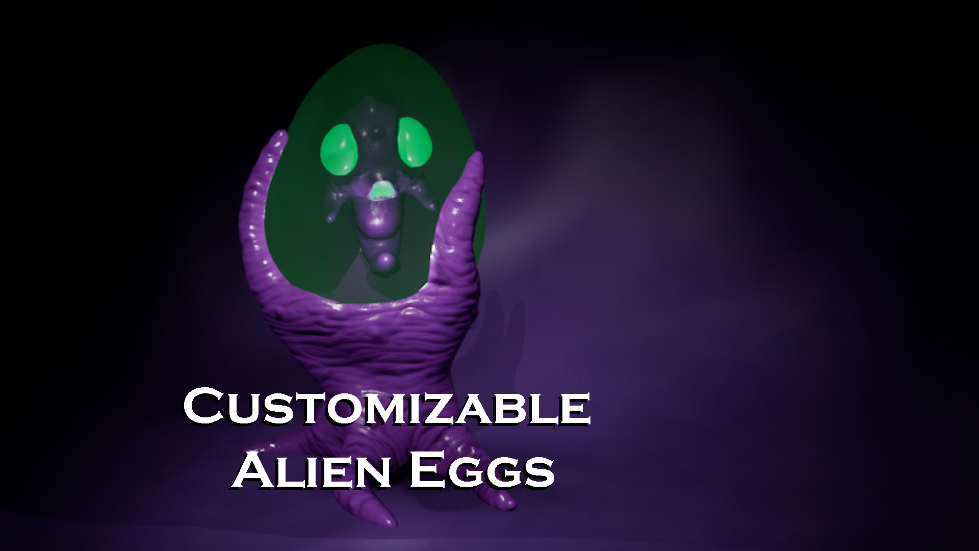 ArtStation - Customizable Alien Eggs (2023)