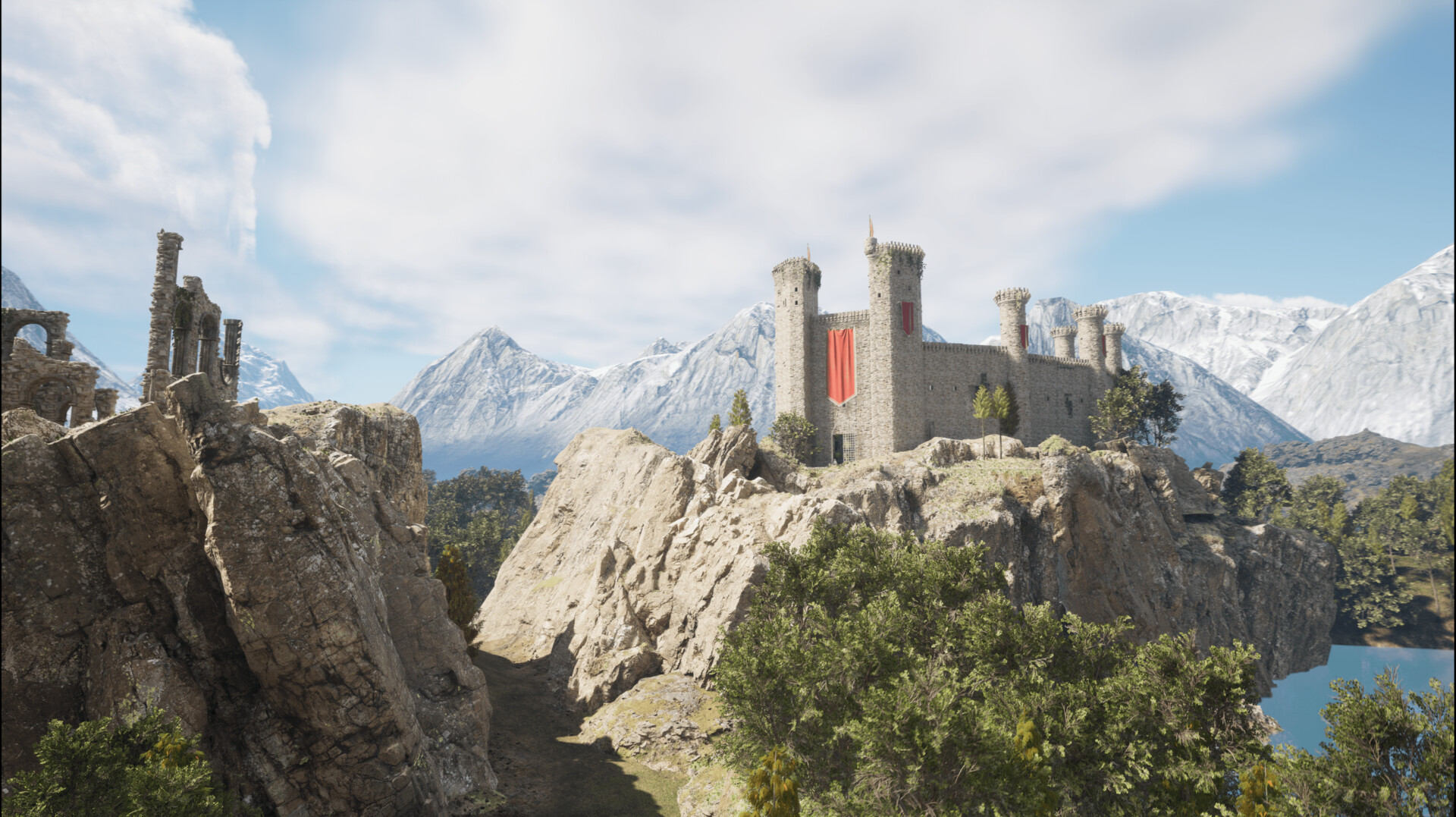 ArtStation - UE5 - Castle Environment