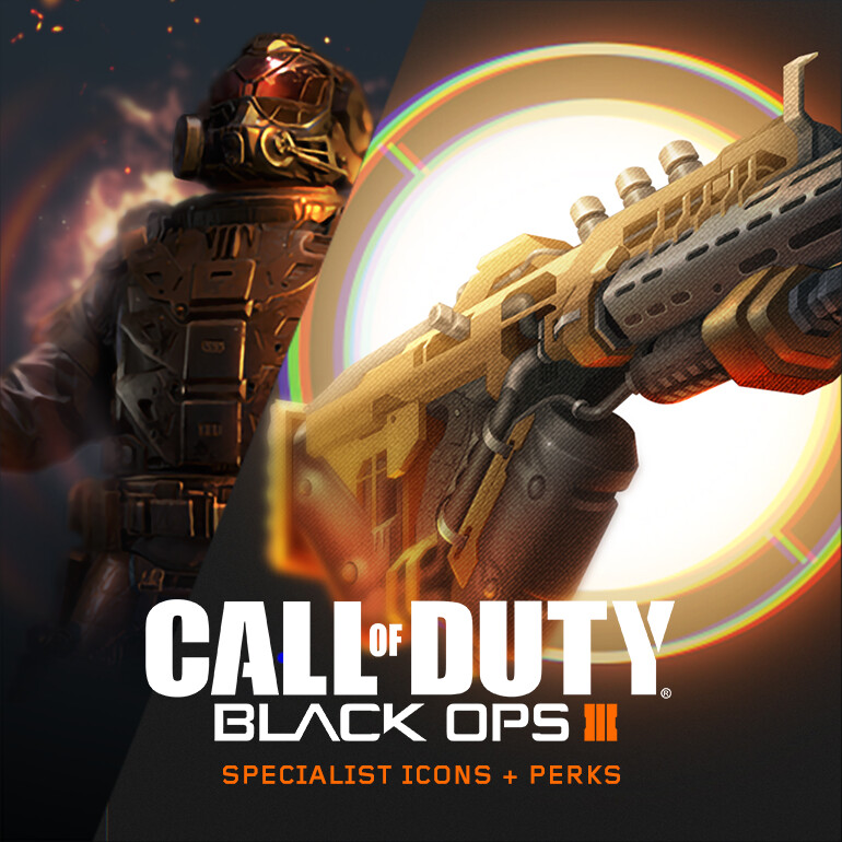 ArtStation - Black Ops III : Specialist Icons & Wildcards