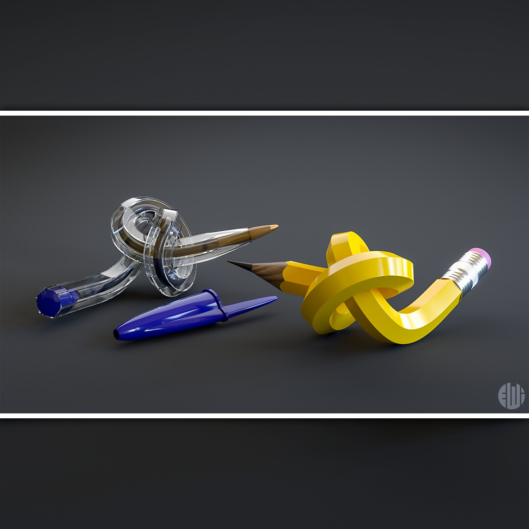 ArtStation - 3D Knot Writing