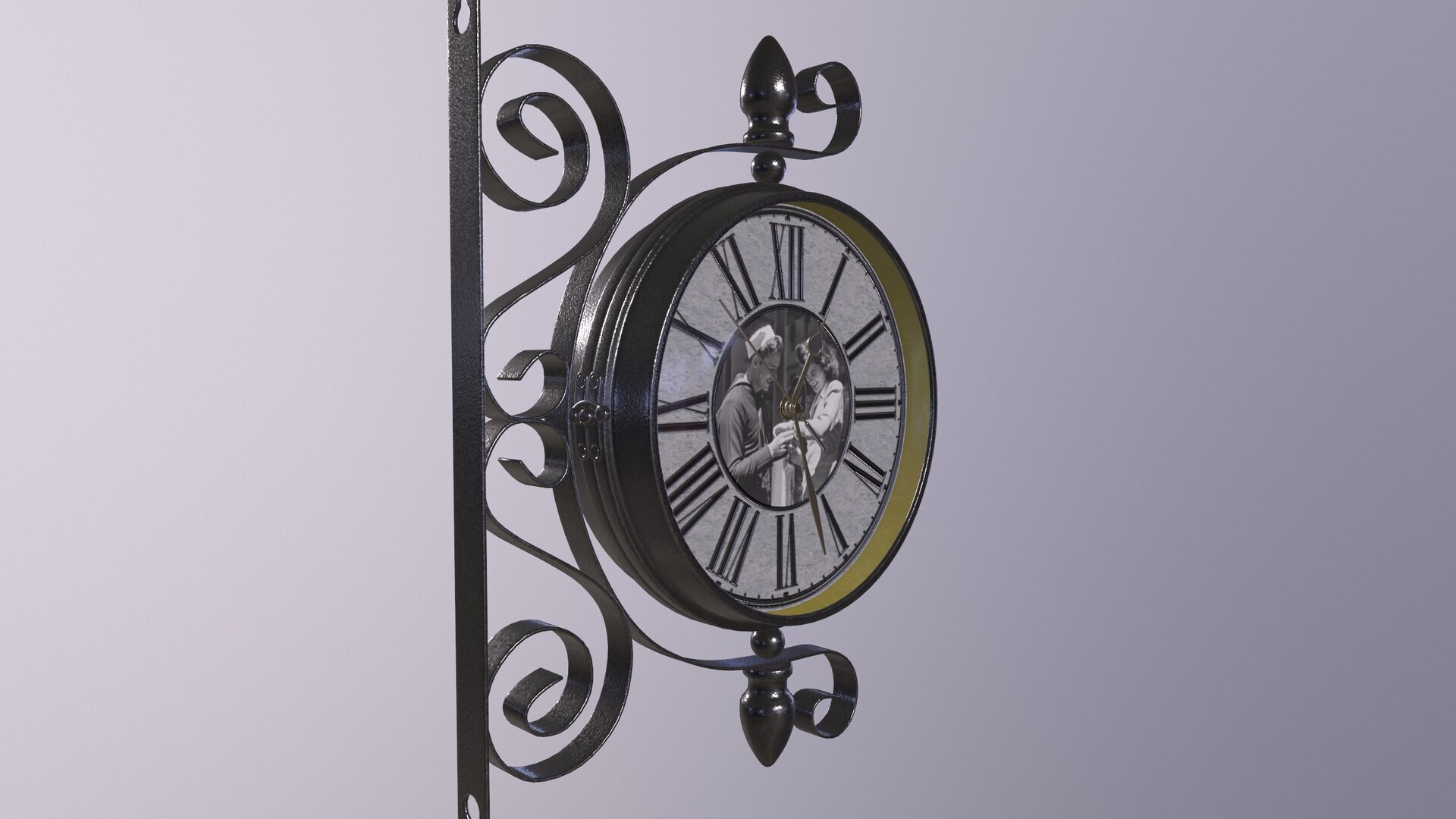ArtStation - Double Sided Wall Clock