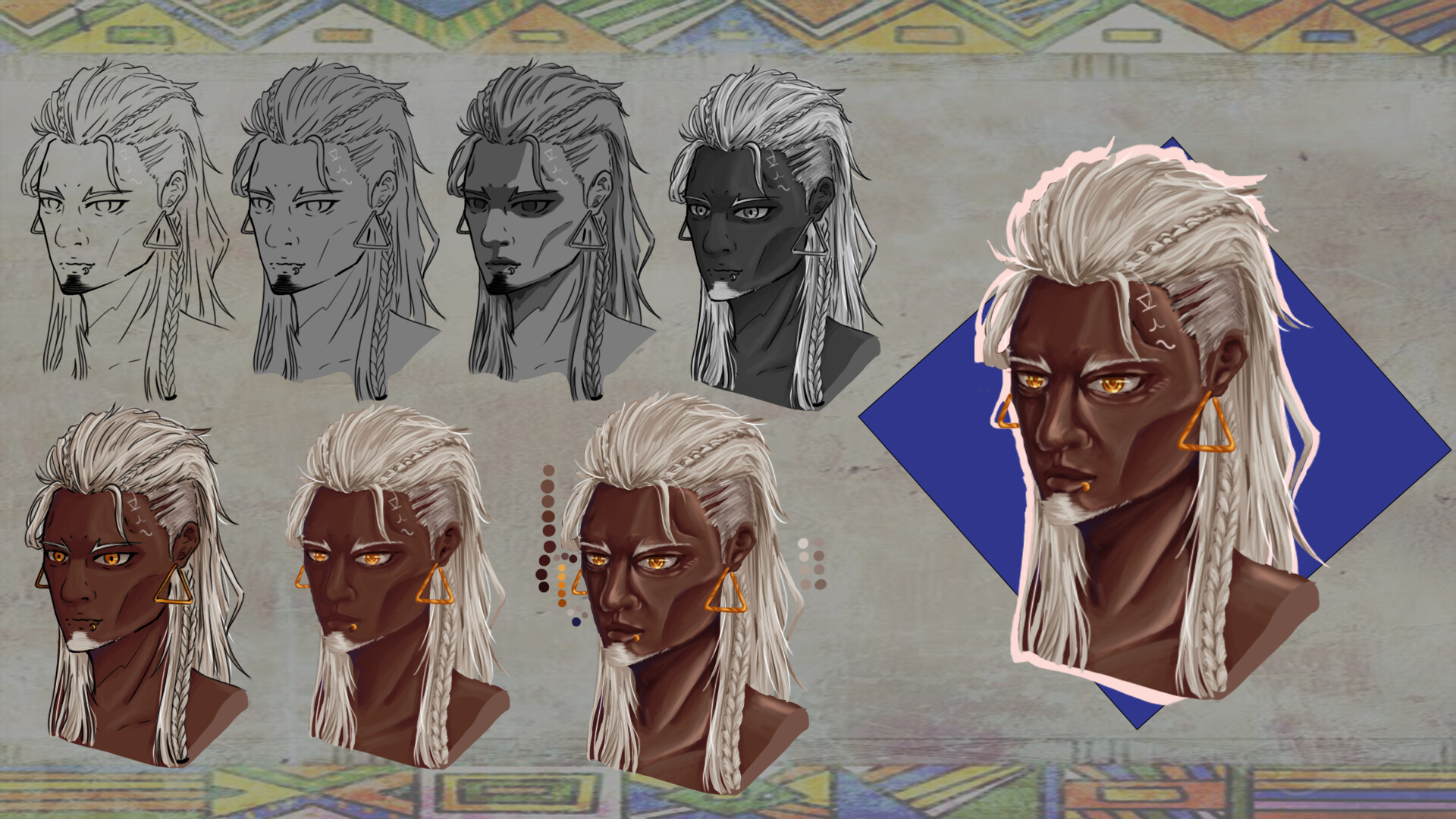 ArtStation - Head Bust Render