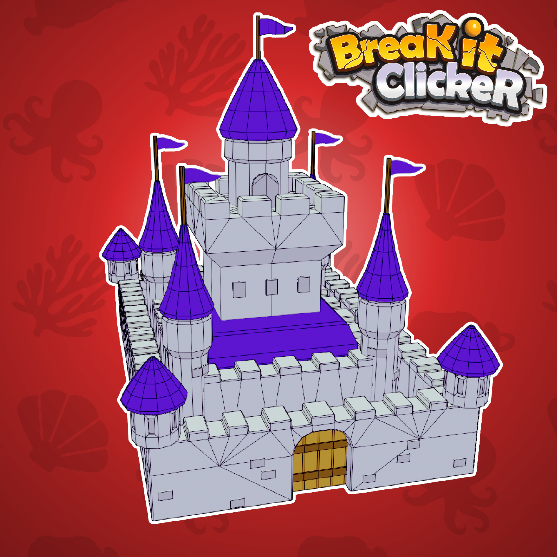 ArtStation - 3D Mobile breakable walls and Castle - Break it Clicker