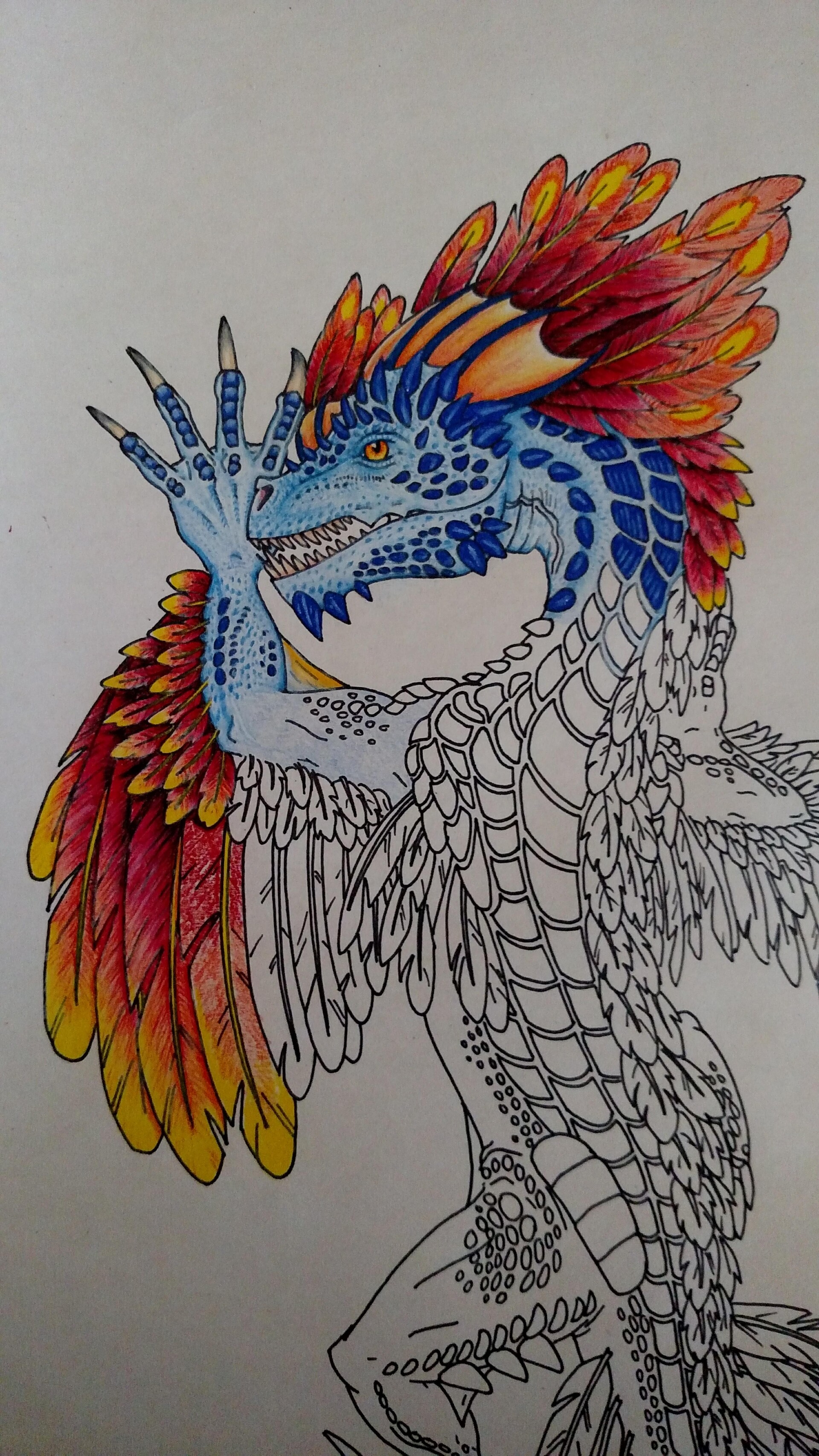 ArtStation - Rock Drake Tattoo Commission