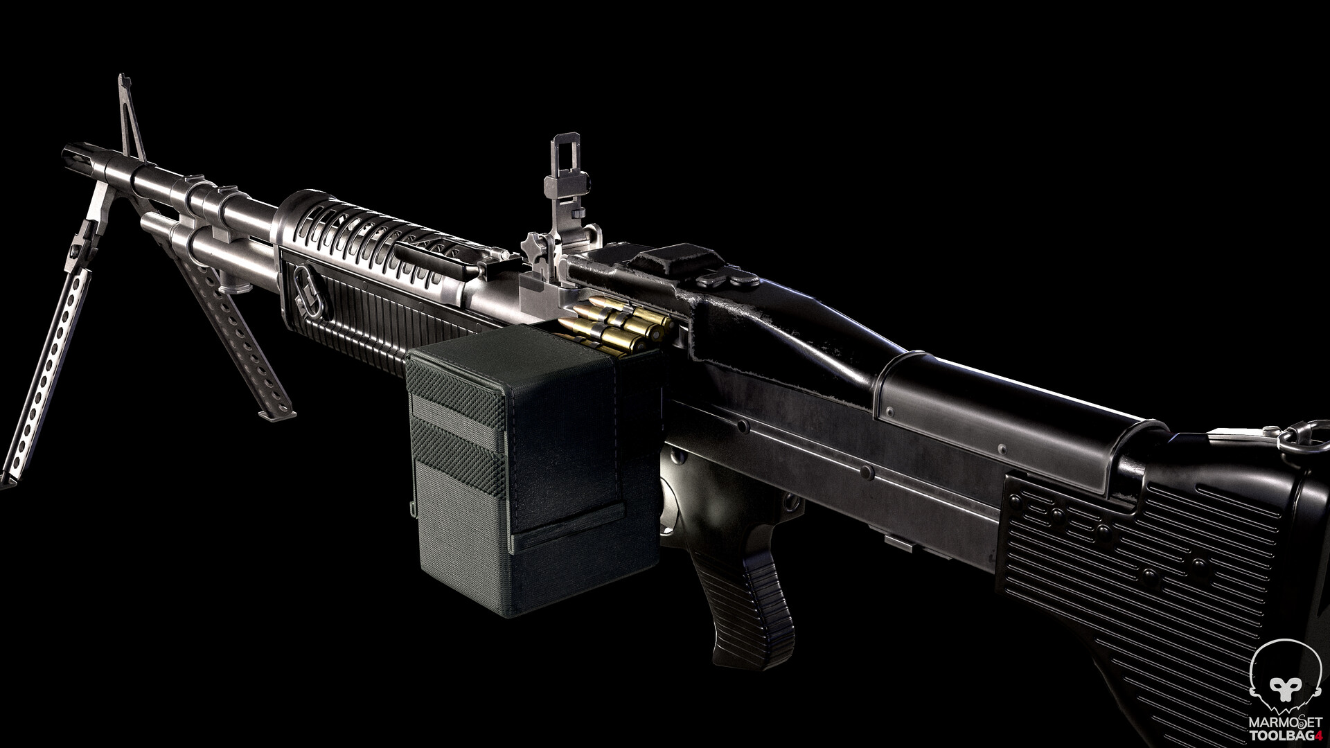 ArtStation - M60 Game Asset Vietnam War