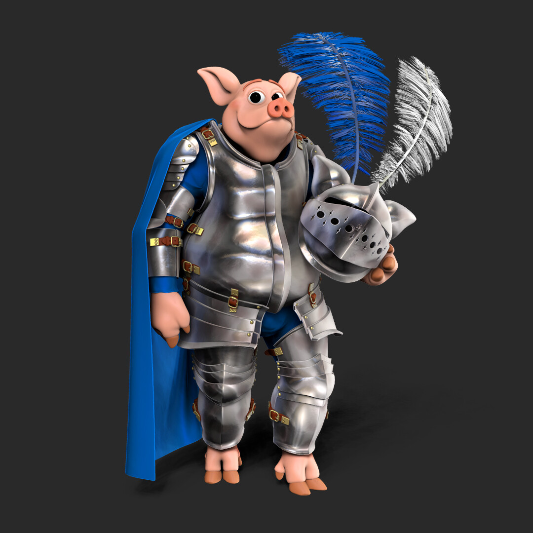 ArtStation - Pig Knight