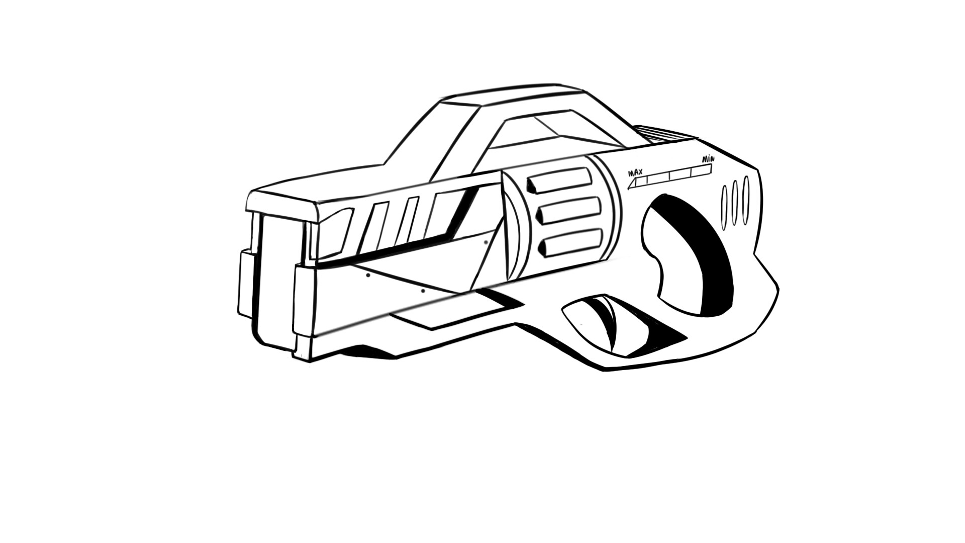 ArtStation - Modern Revolver