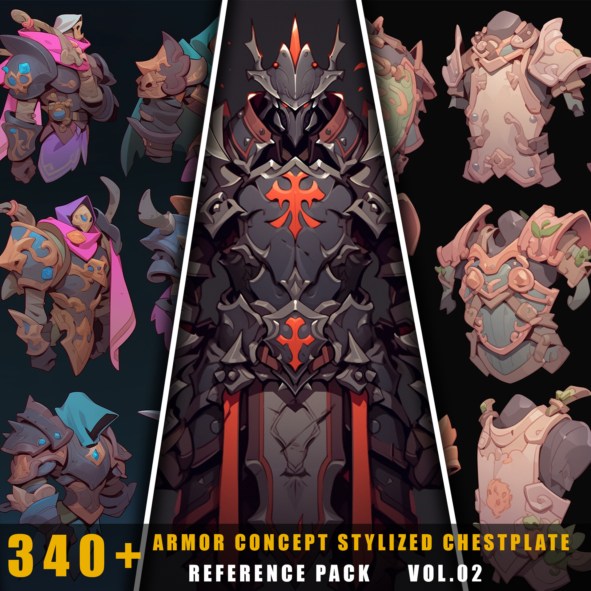 ArtStation - 340+ Armor Concept Stylized Chestplate - References Pack ...