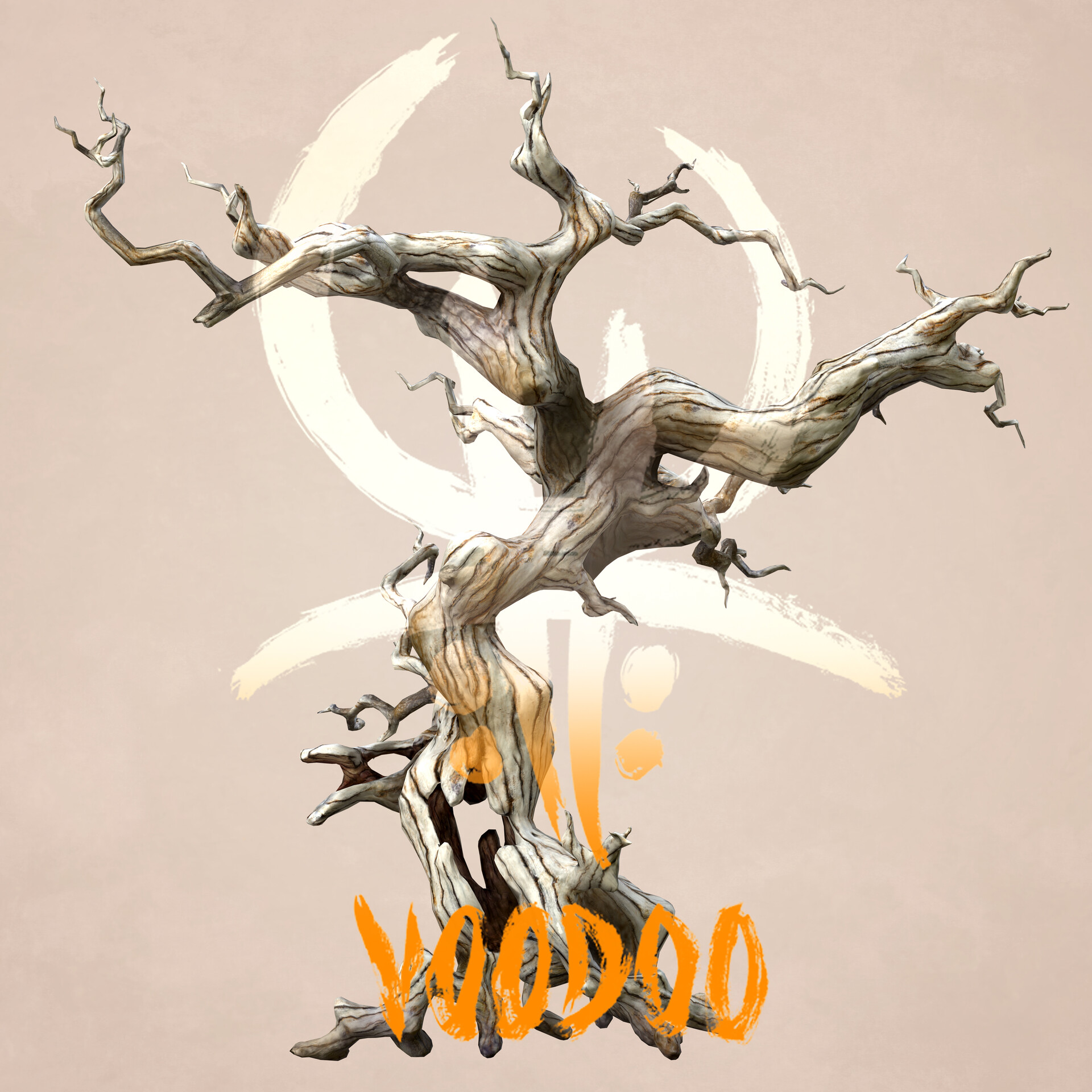 ArtStation - Voodoo | Desert Tree Set