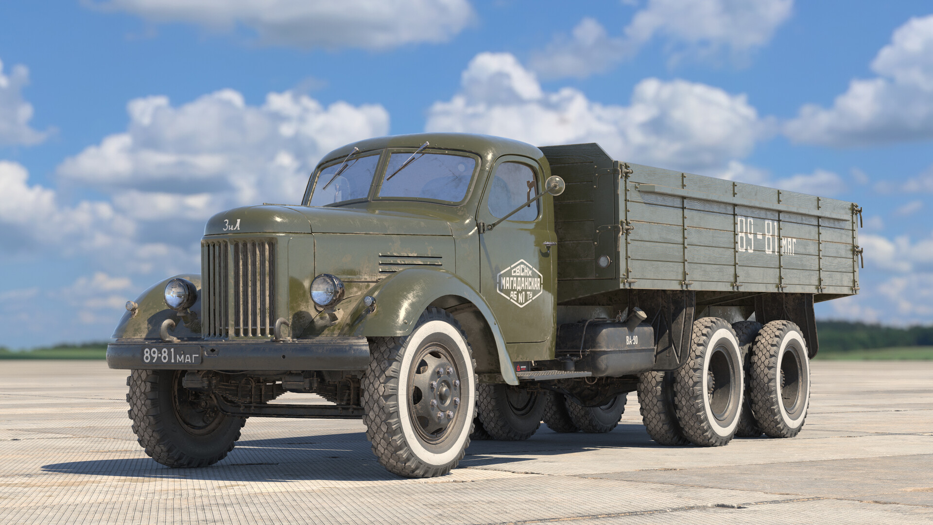 ArtStation - 3D model ZIL-164_Bort.