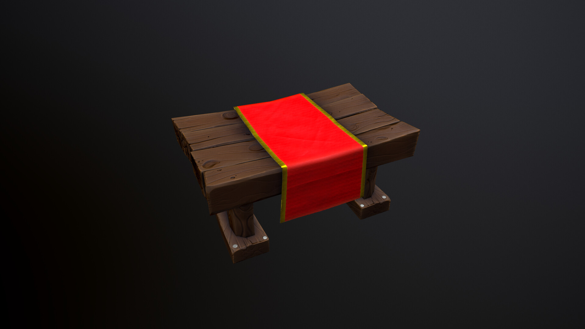 ArtStation - Stylized Table | Gameready 3D Asset