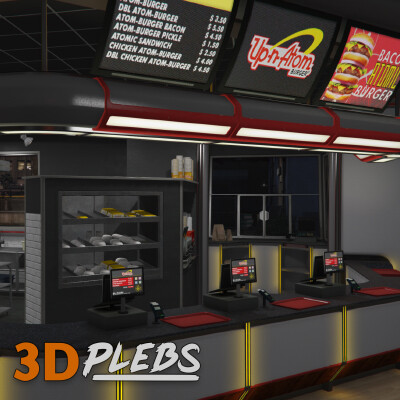 ArtStation - Up'n'Atom Burgers