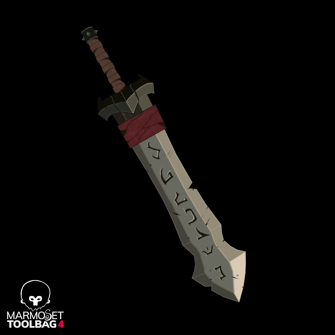 ArtStation - Stylized Ancient Sword