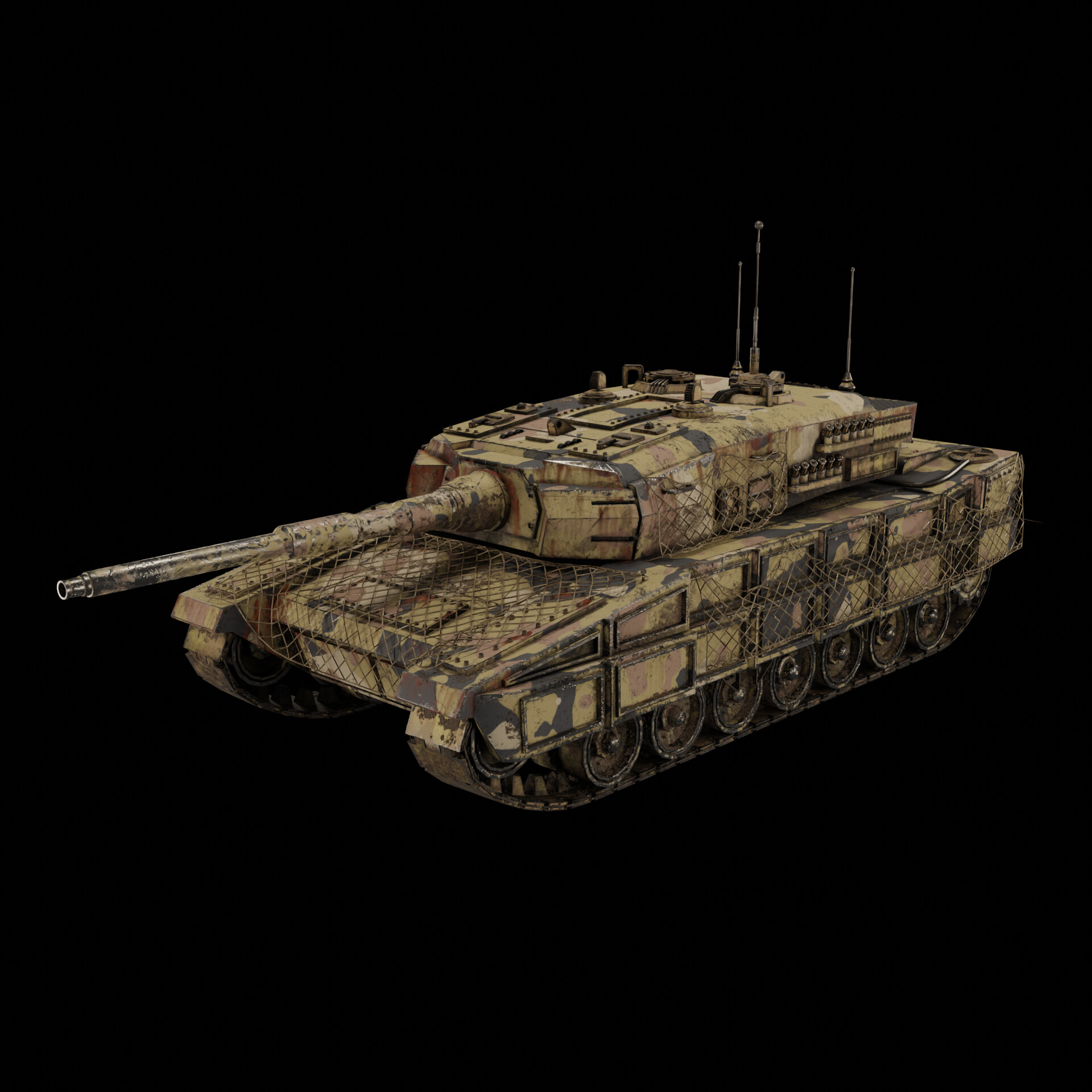 ArtStation - Tank Leopard V2