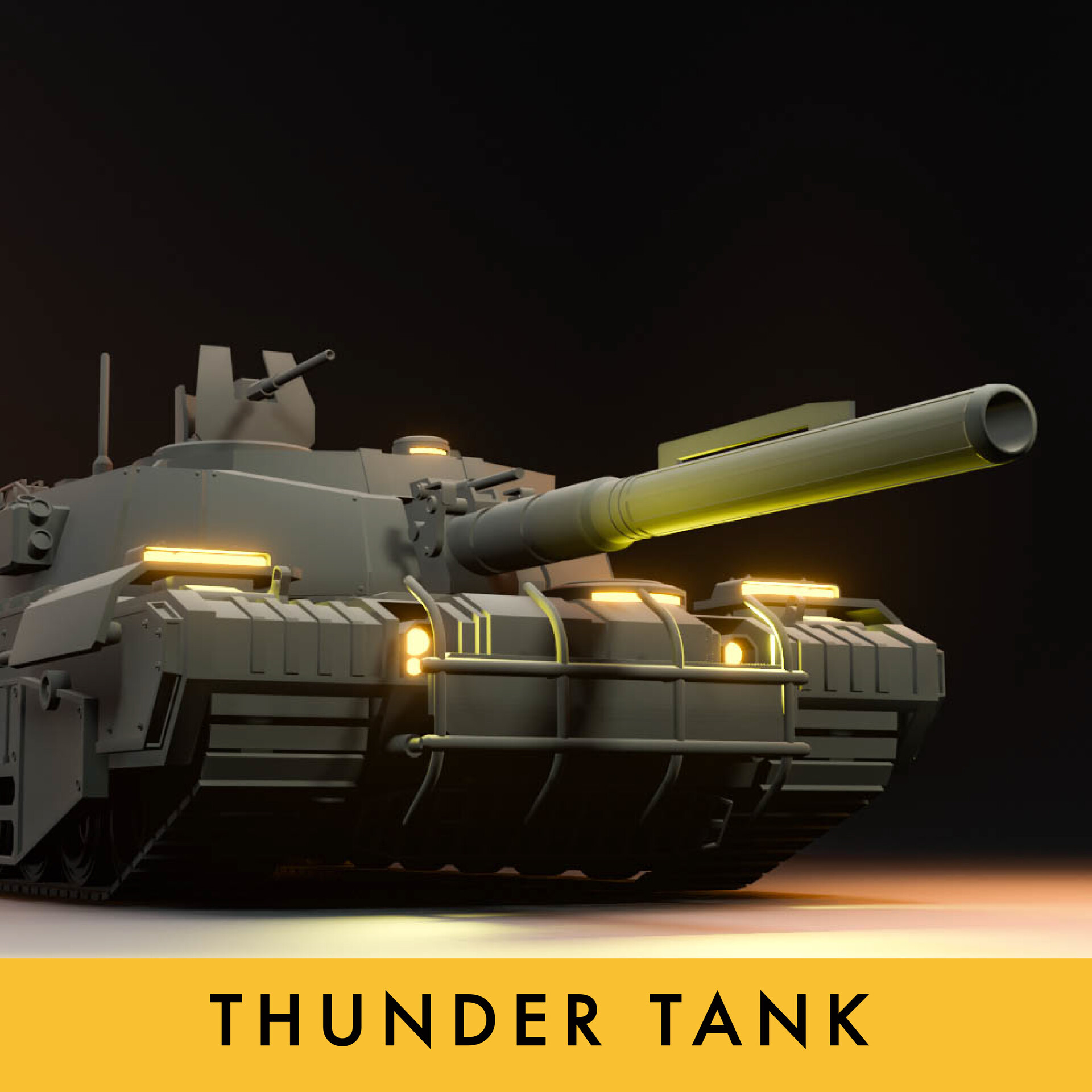 ArtStation - Thunder Tank