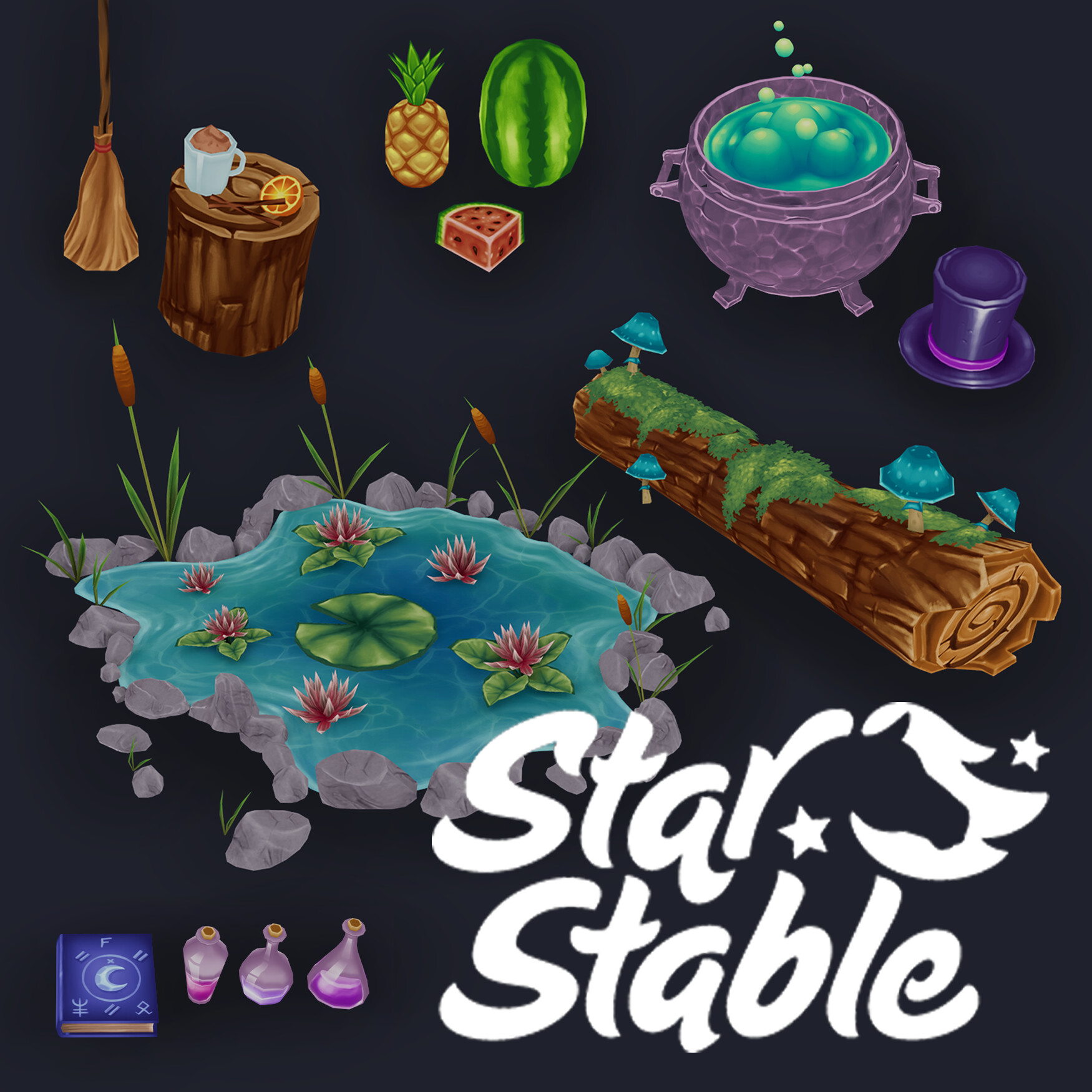 ArtStation - Decorative Items for Star Stable Horses