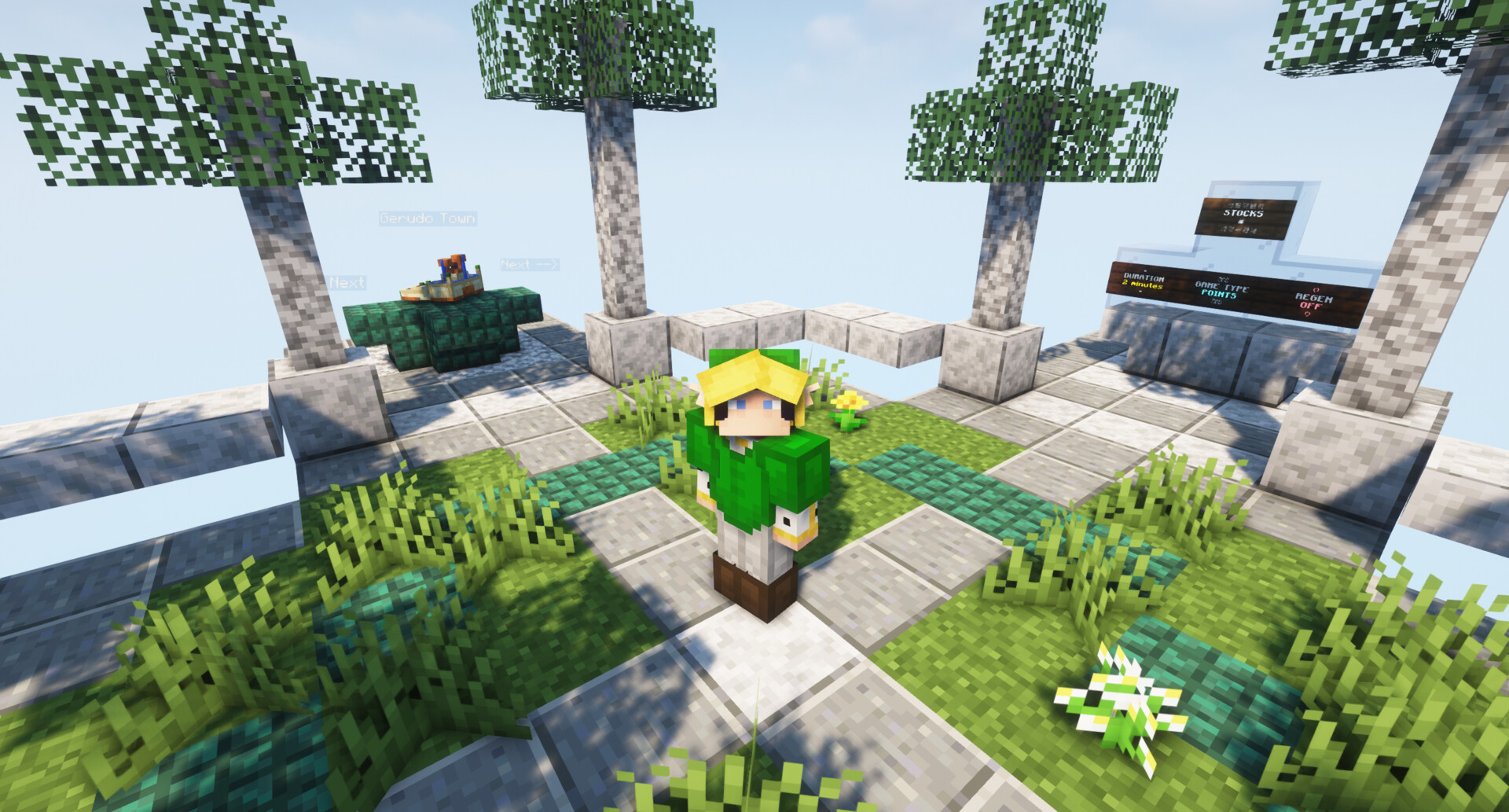 ArtStation - Minecraft: Zelda based Fighting game