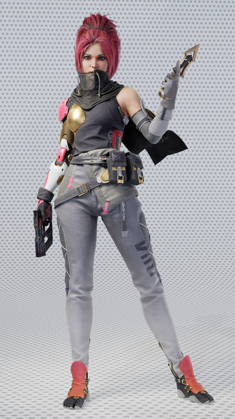 ArtStation - AAA Game Character Creation Tutorial Part2 - End Result