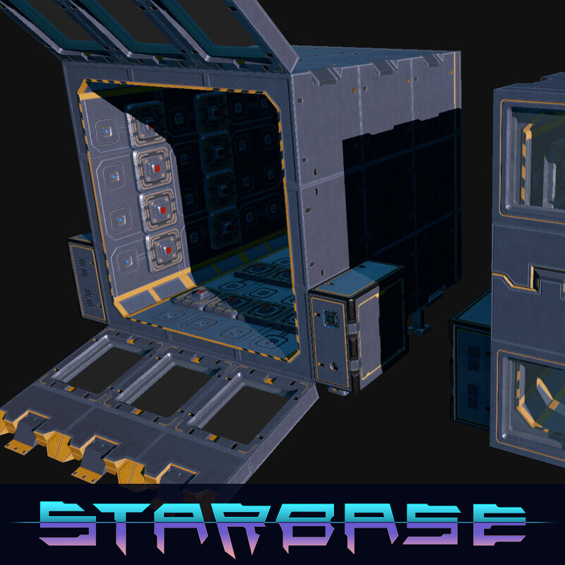 ArtStation - Starbase Modular Furnace Models